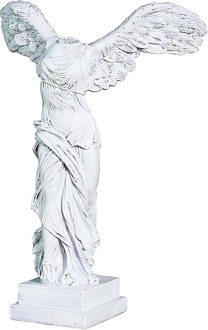 Amazon.com: YUEOECOR 9in Greek Winged Victory Statue, Classic Roman ...