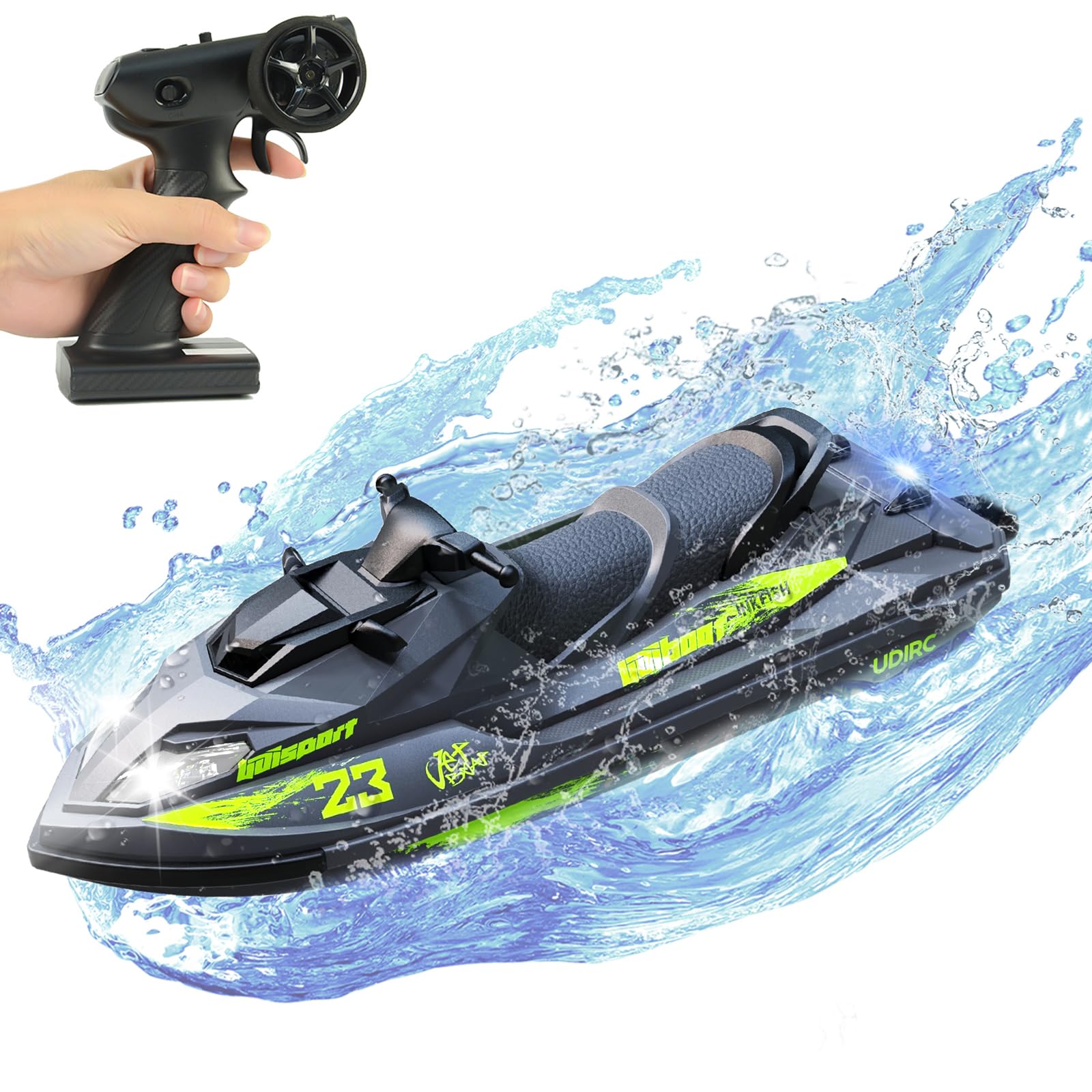 Amazon.com: Cheerwing UDI023 RC Boat for Kids & Adults, 20KM/H Vortex ...