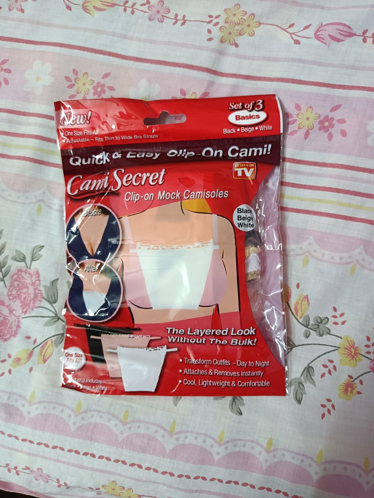 Buy MeeTo Women's Regular Camisole Cami Secret Cotton Clip-On Mock With ...