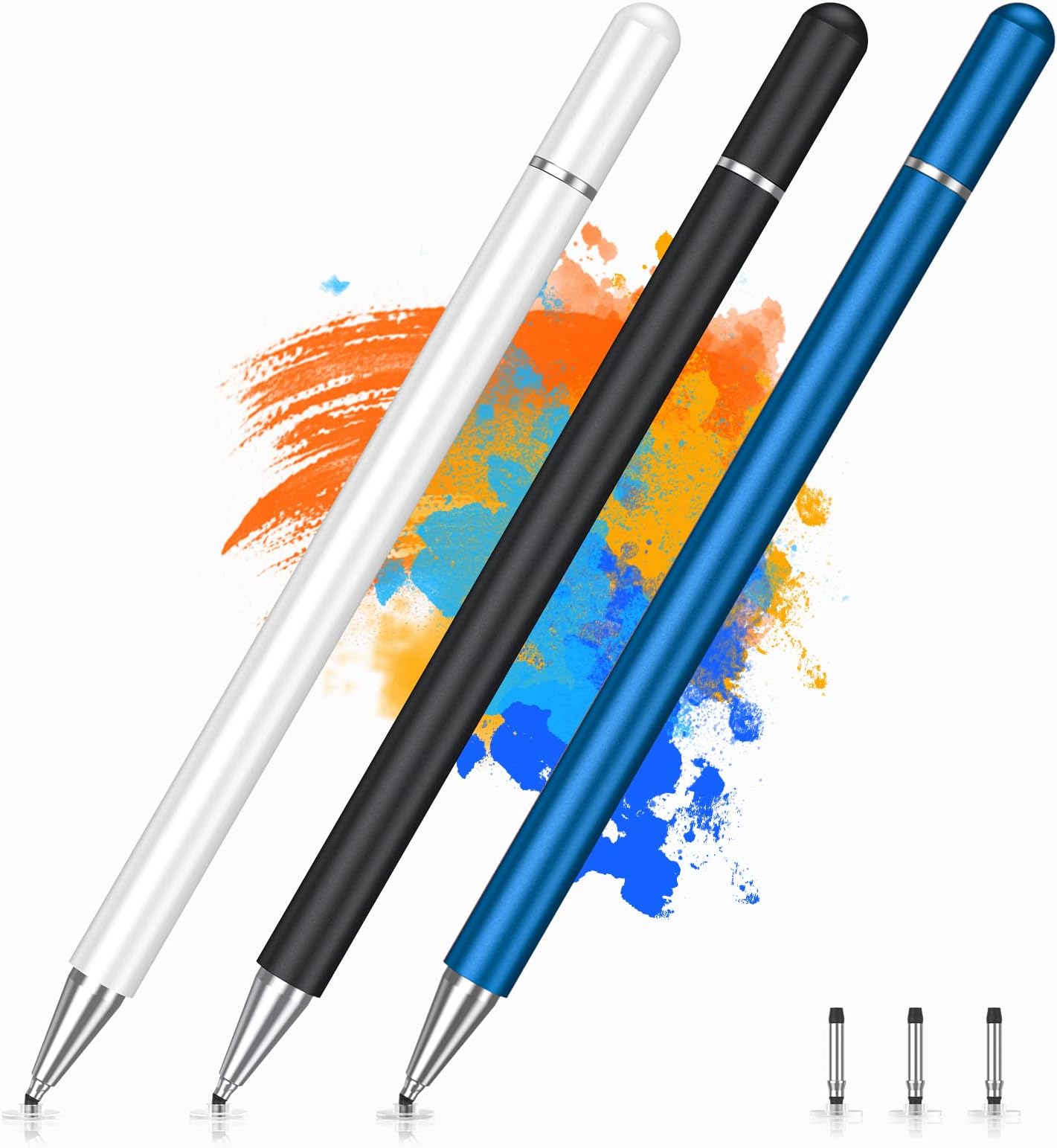 Amazon.com: Stylus Pens for Touch Screens, High Precision 2-in-1 Disc ...