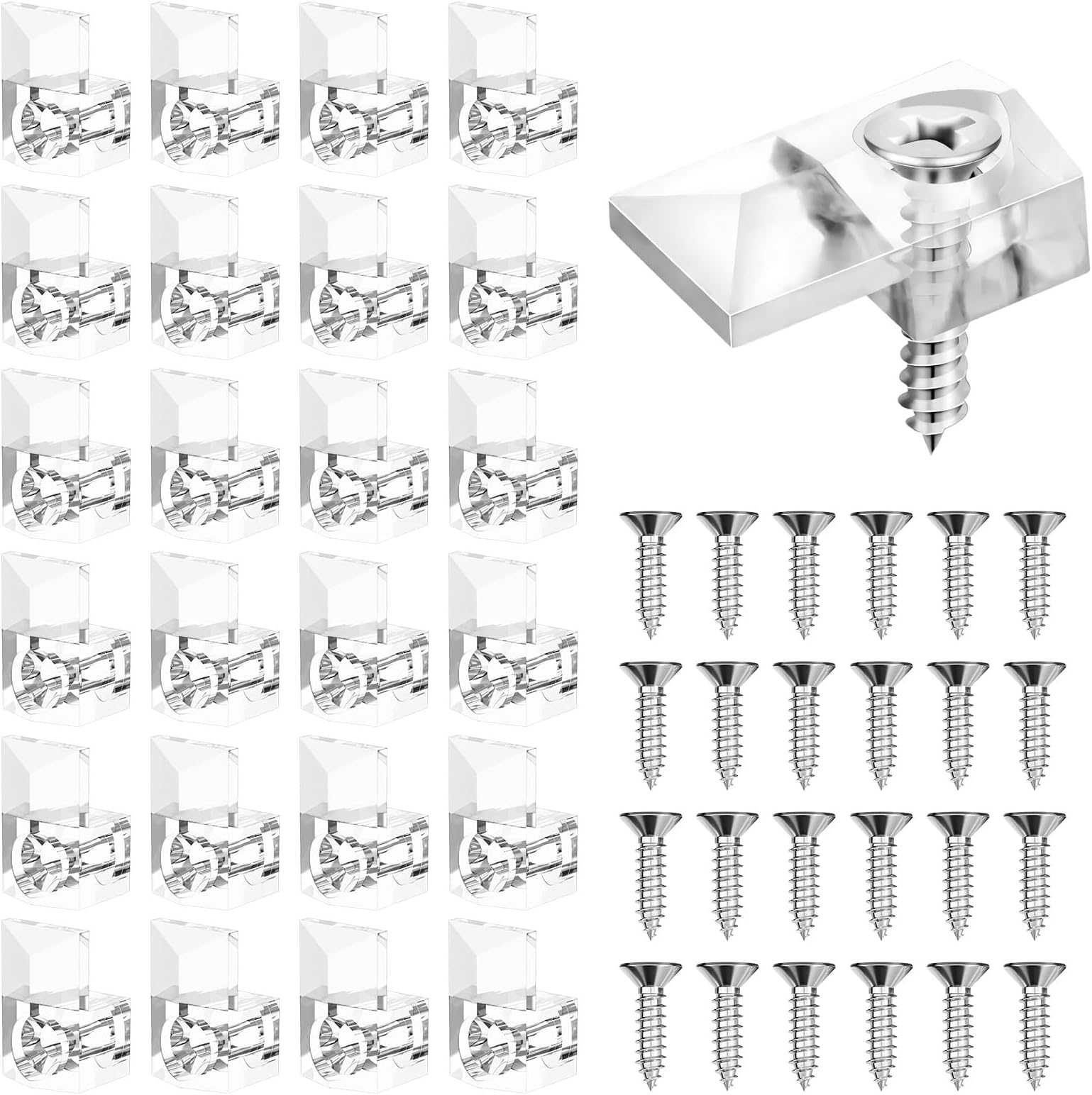 Mirror Holder Clips, Mirror Holder Clips Kit,Glass Retainer Clips,Glass ...