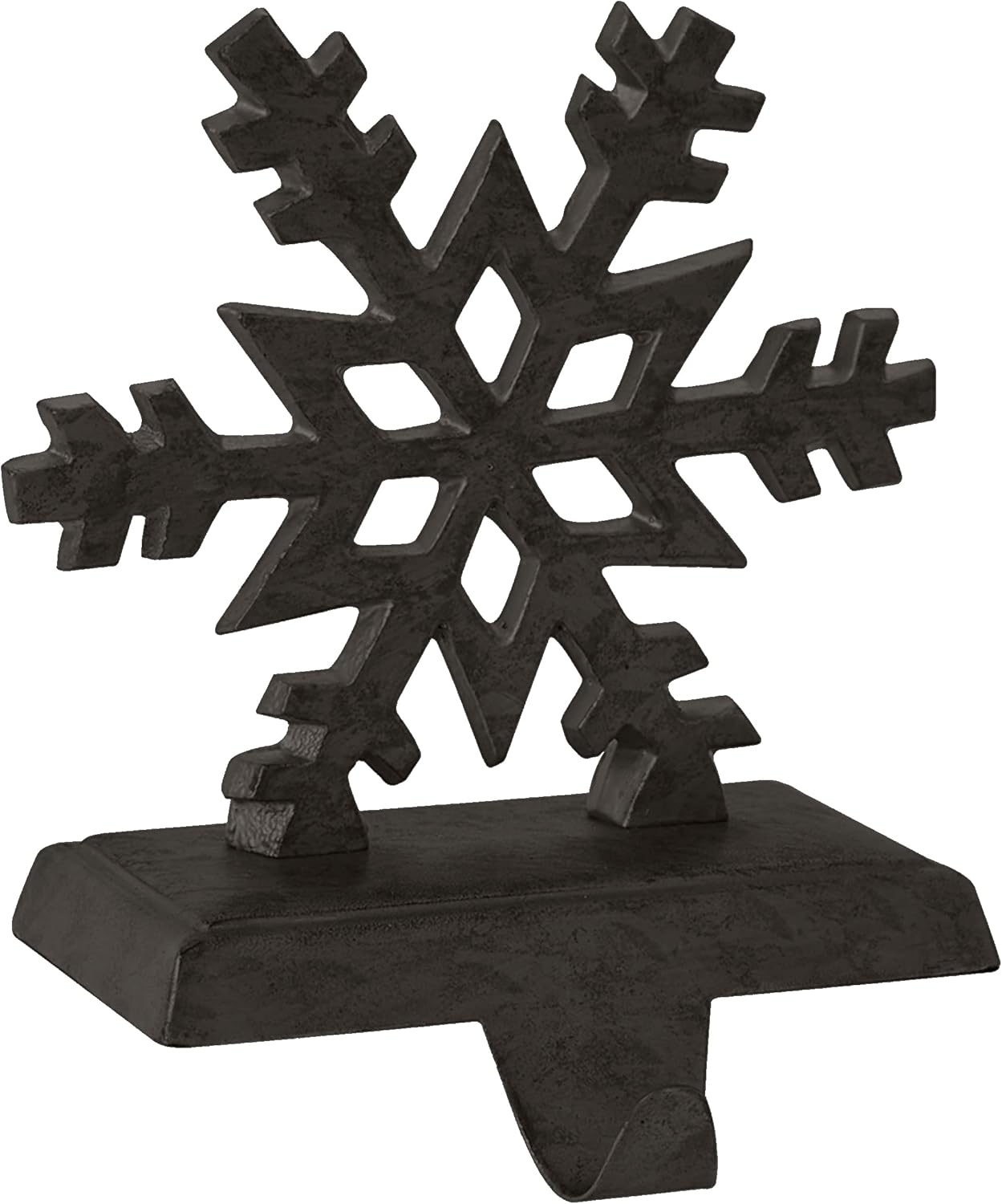 Amazon.com: Park Designs Black Snowflake Stocking Hanger Set of 2 ...