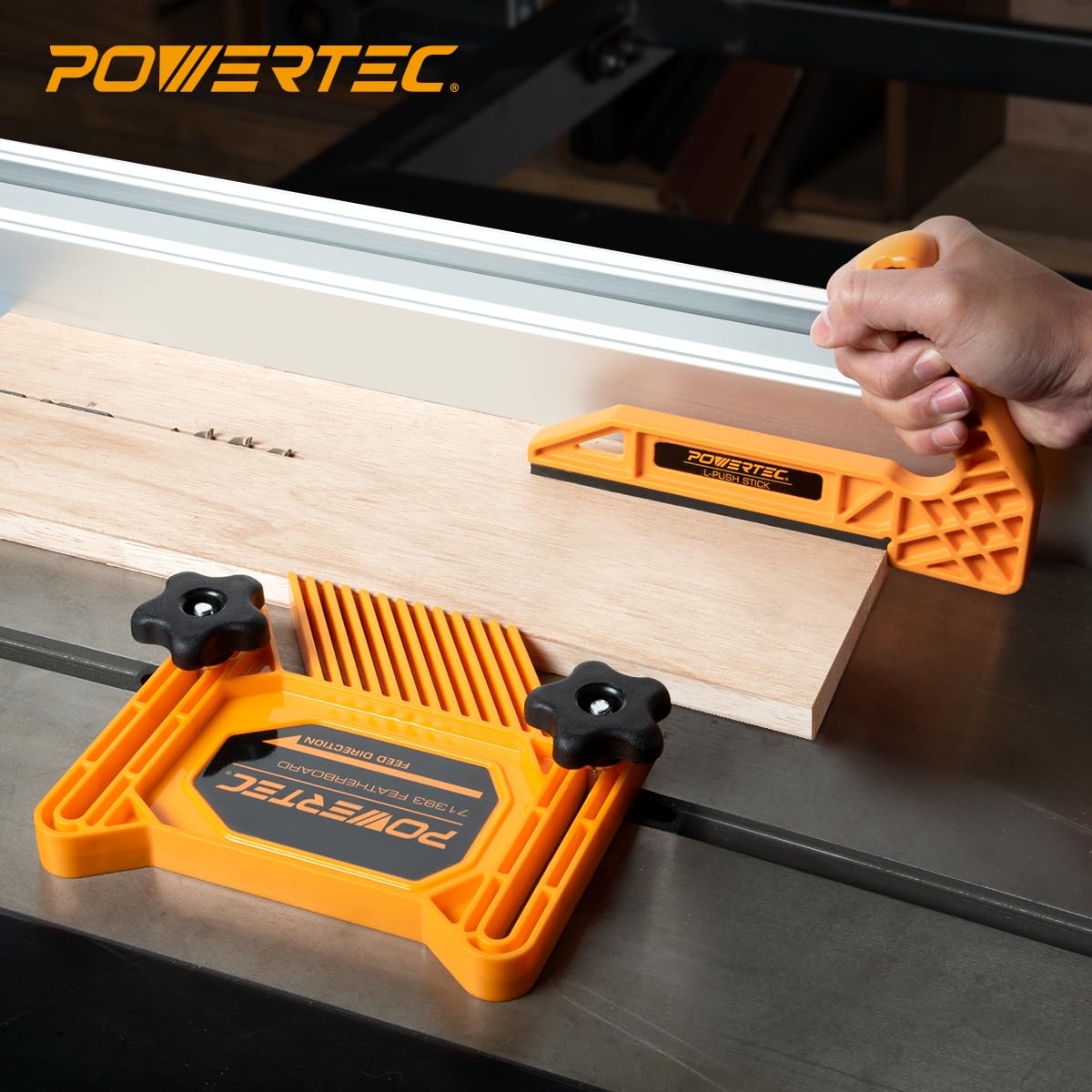 Snapklik.com : POWERTEC 72096 Universal Featherboard 1PK For Multi ...