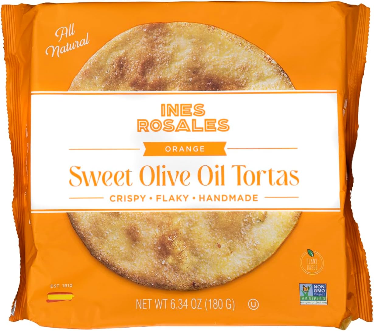 Amazon.com: Ines Rosales Seville Orange Sweet Olive Oil Tortas (Pack of ...