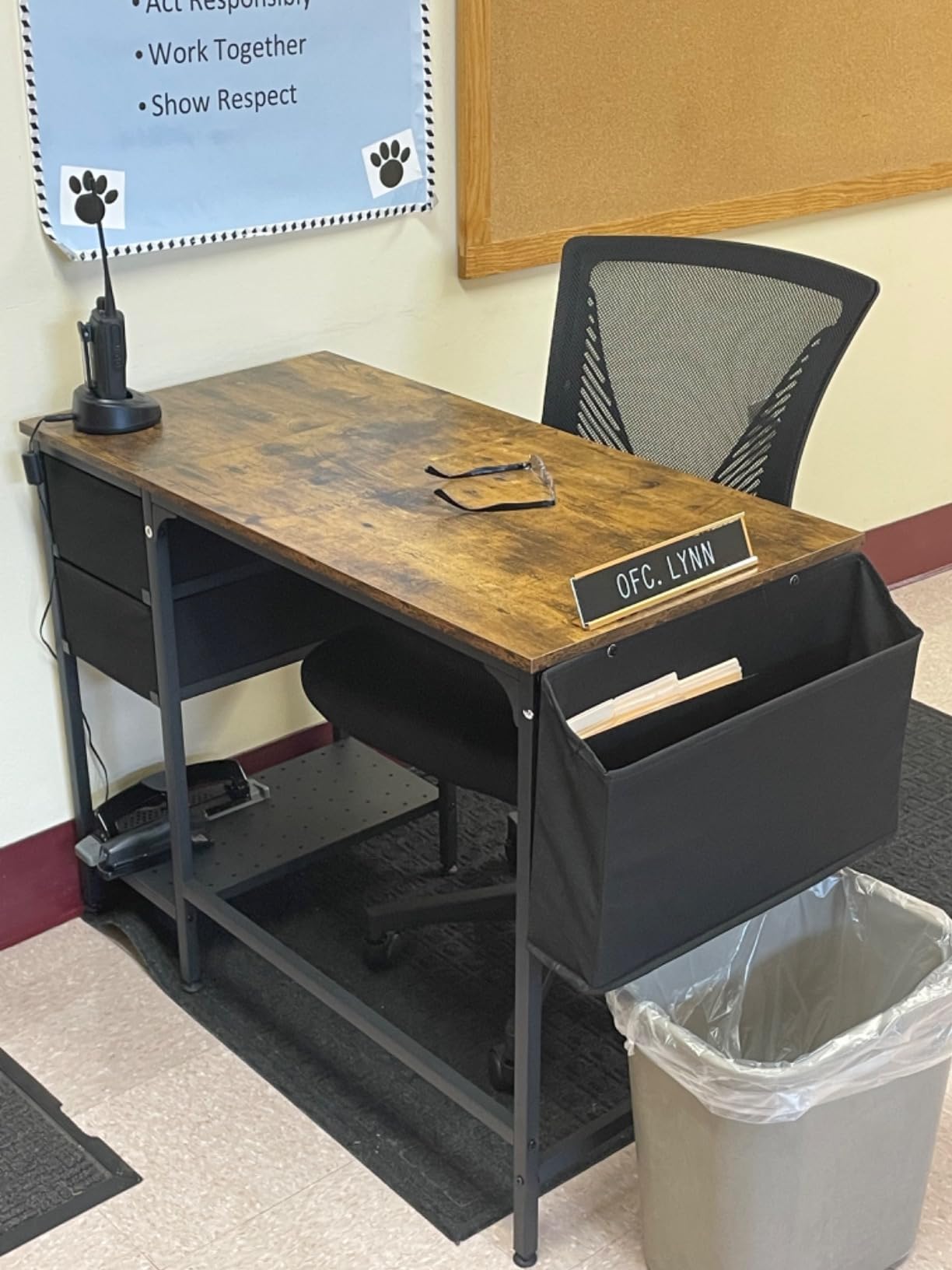 $14/mo - Finance Lufeiya Small Desk with Drawers - 40 Inch Work ...