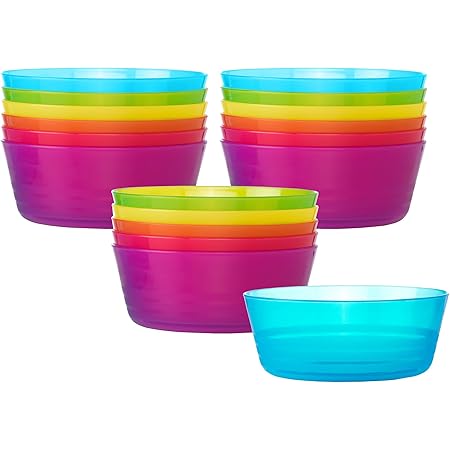 Buy Ikea Plastic Kalas Bowl (Mixed Assorted Colours) Online at Low ...