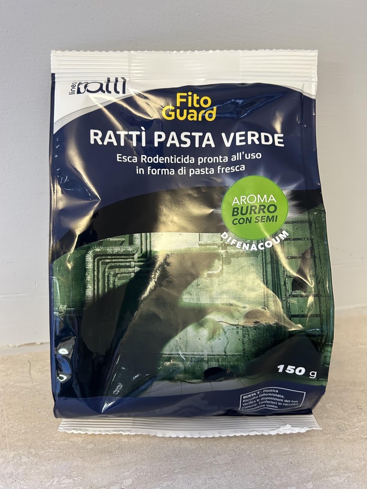 Fito Guard Ratti Pasta Verde - Veleno Professionale per Topi e Ratti ...