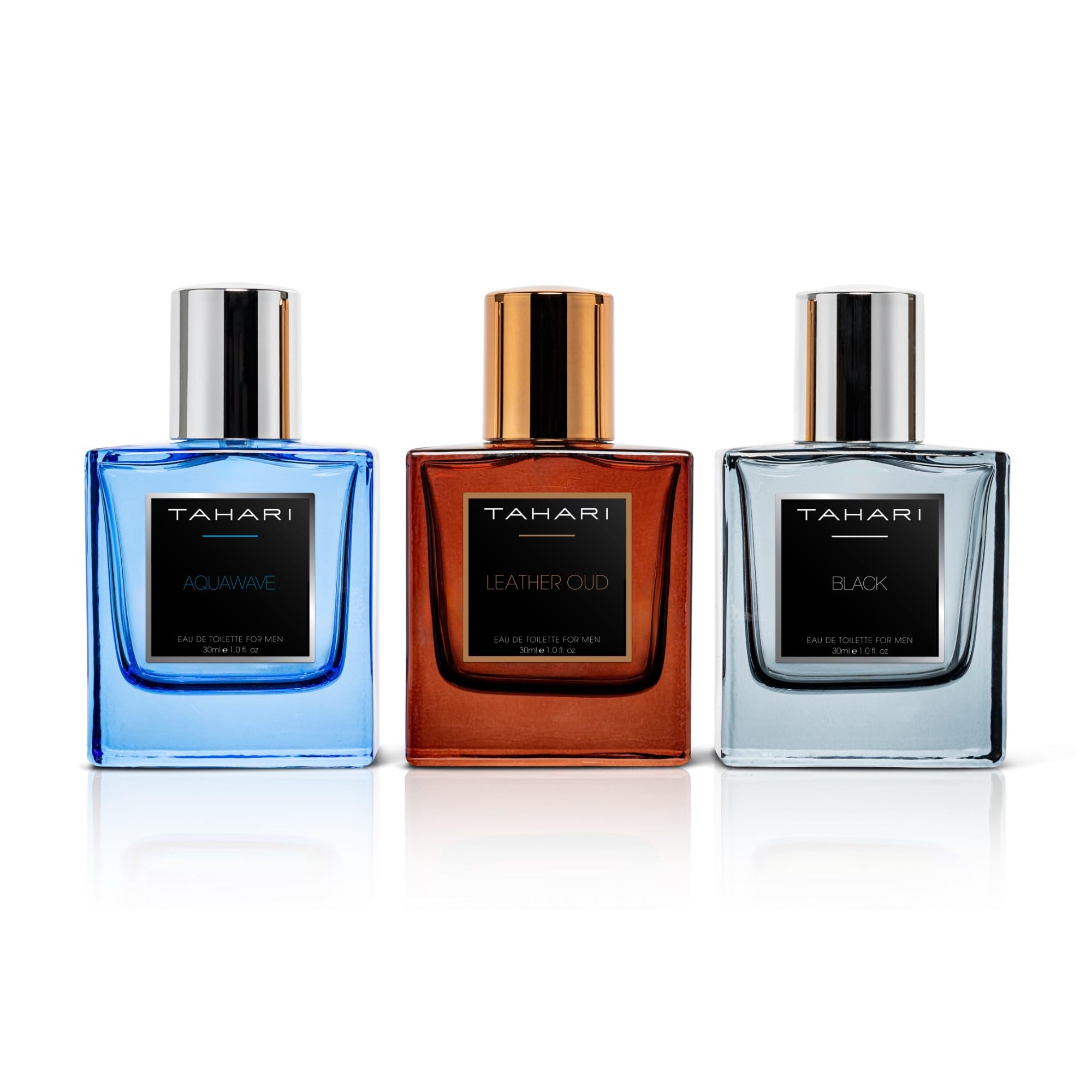 Amazon.com : TAHARI Men The Trio Collection EDT 3 x 30 mL / 1 fl oz ...