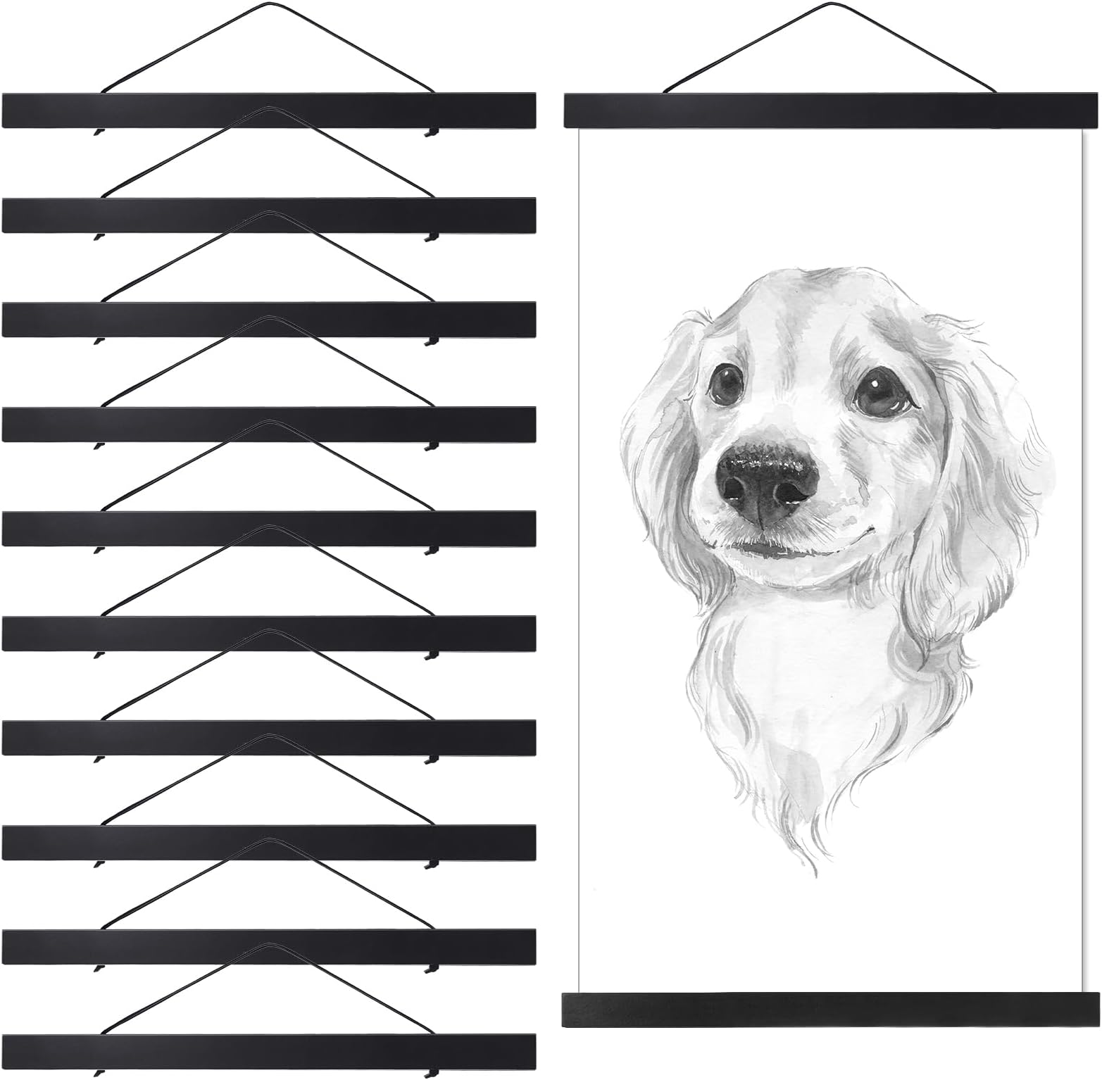 Amazon.com - Thyle 10 Pack Magnet Poster Hanger Frame 12x16 12x18 12x24 ...