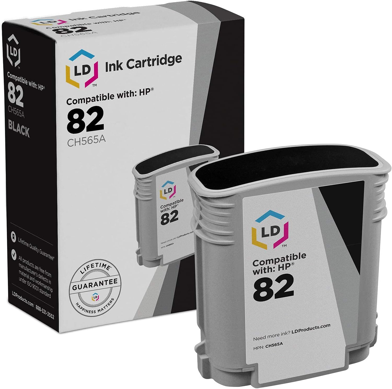 Amazon.com: LCL Compatible Ink Cartridge Replacement for HP 82 C4911A ...