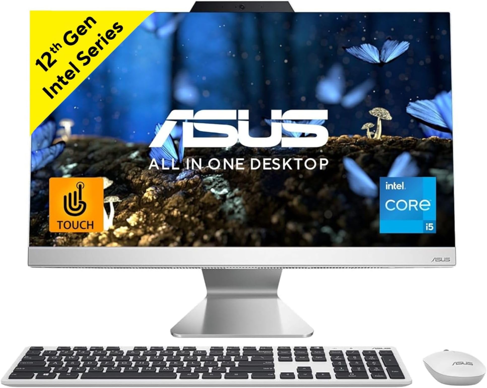 ASUS AiO A3 Series, 23.48" (54.48 cm) FHD, Intel Core i5-1235U 12th Gen ...