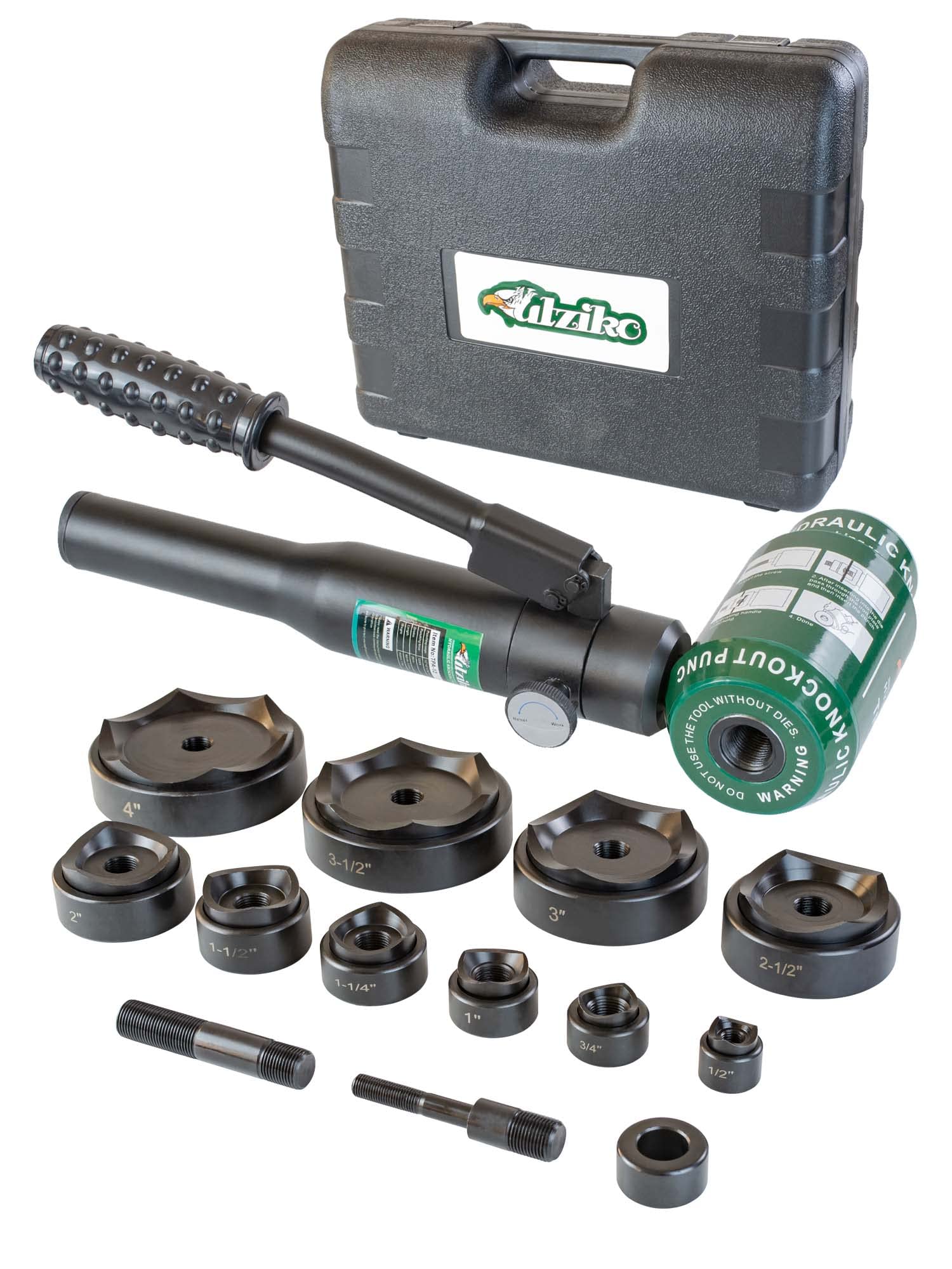 Snapklik.com : UTZIKO Hydraulic Knockout Punch Electrical Conduit Hole ...