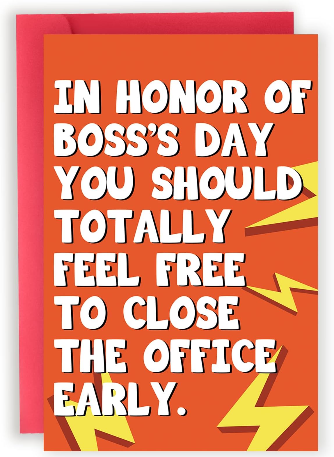 Amazon.com : Zyulin Gifts for Boss, Boss Day Card, Funny Boss Lady ...