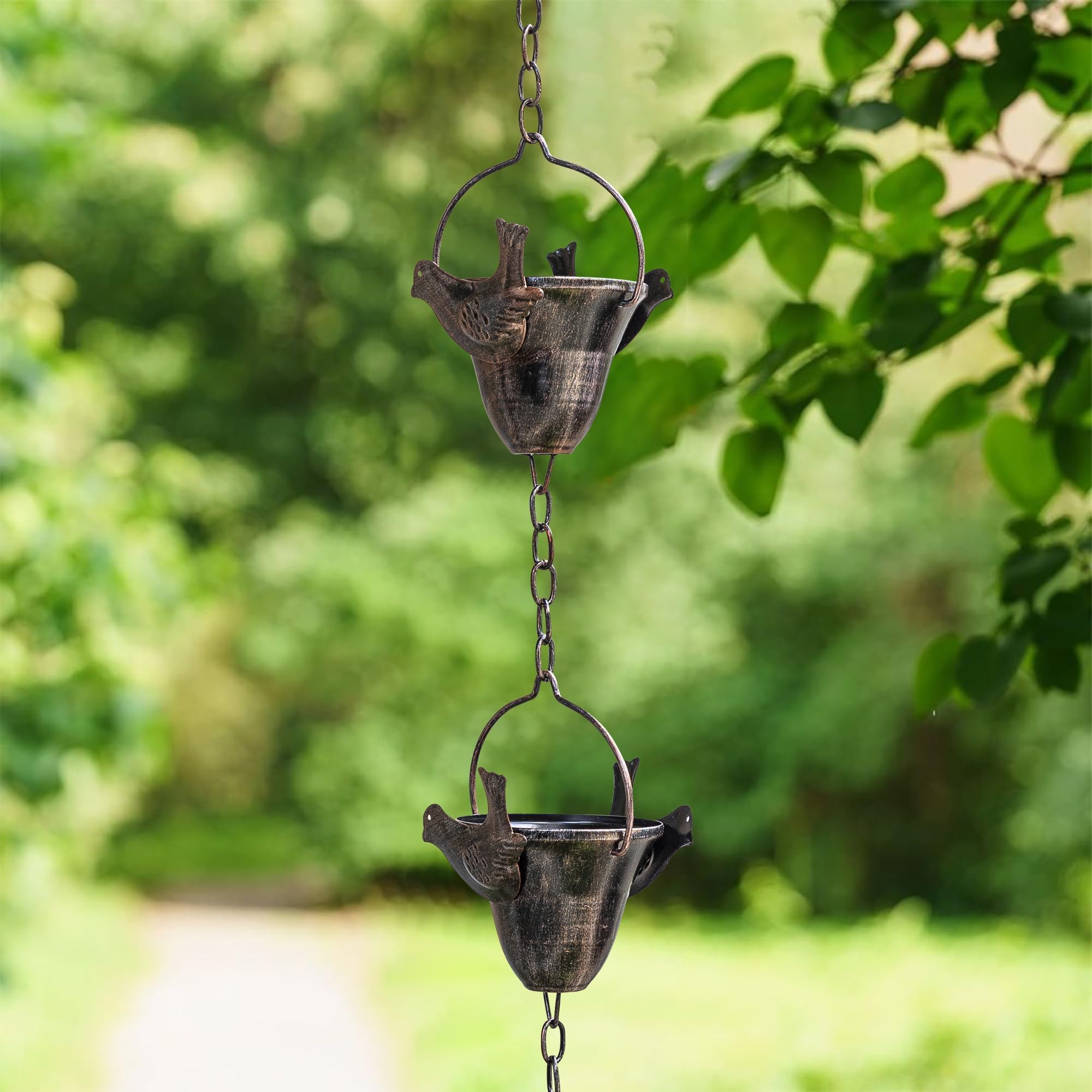 Rain Chain S, Roof Gutter Downspout/Spout Channel, Rainwater Water ...