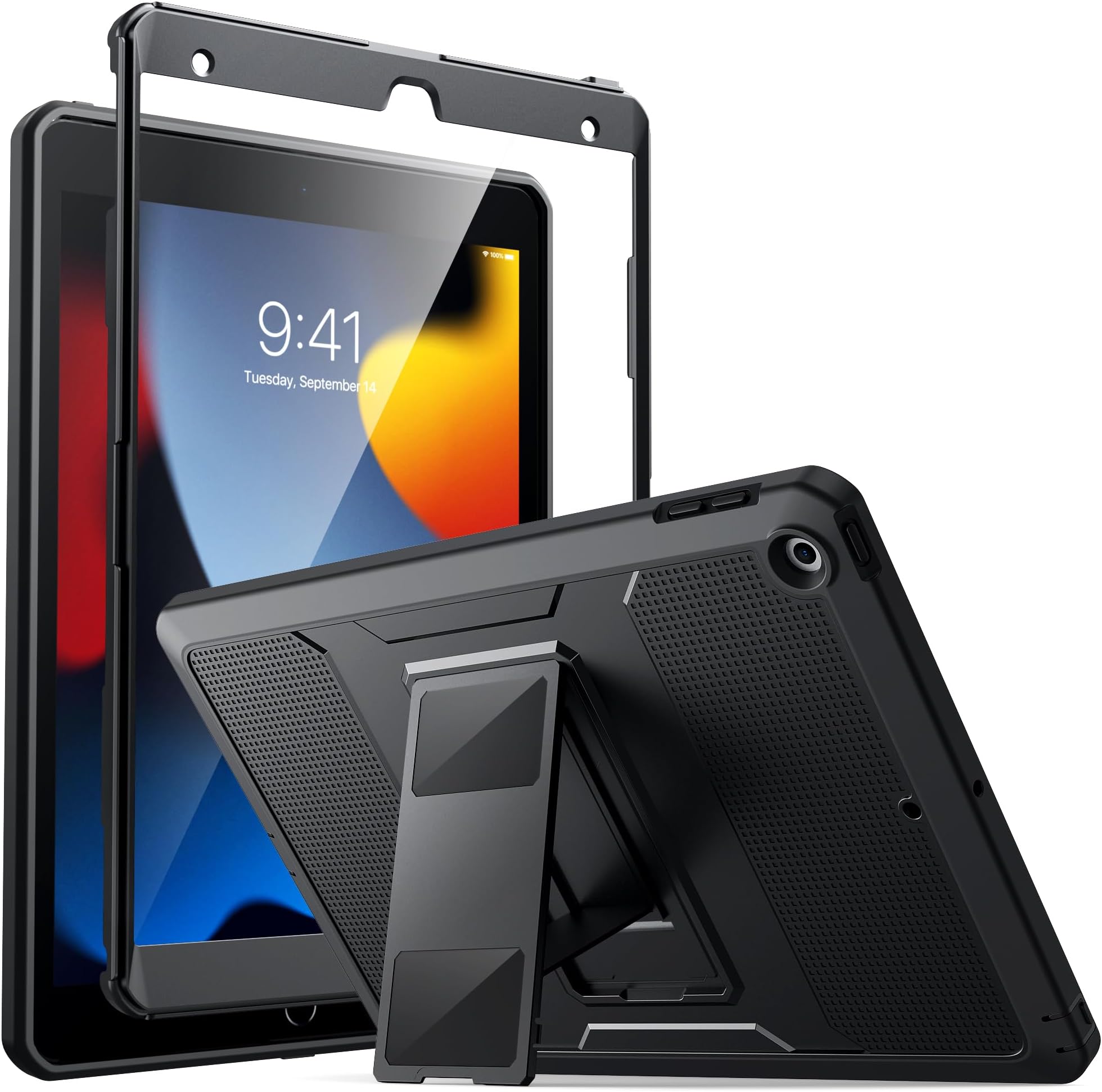 Amazon.com: HXCASEAC Shockproof Case for iPad 9th / 8th / 7th ...
