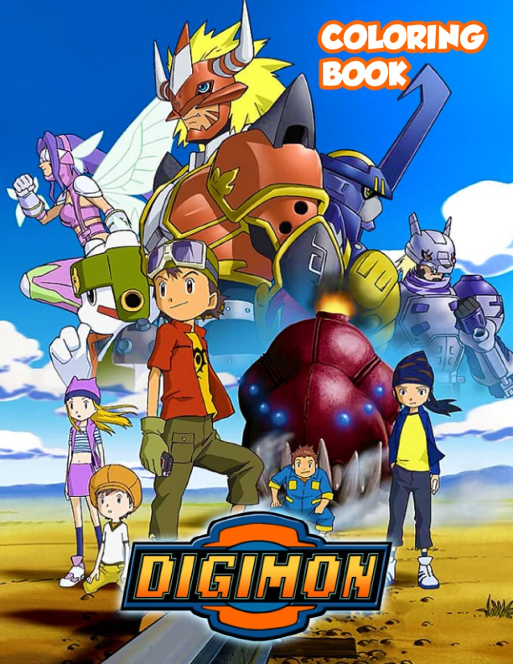 Digimon Coloring Book Color Me! Digimon Adventure Coloring Book: