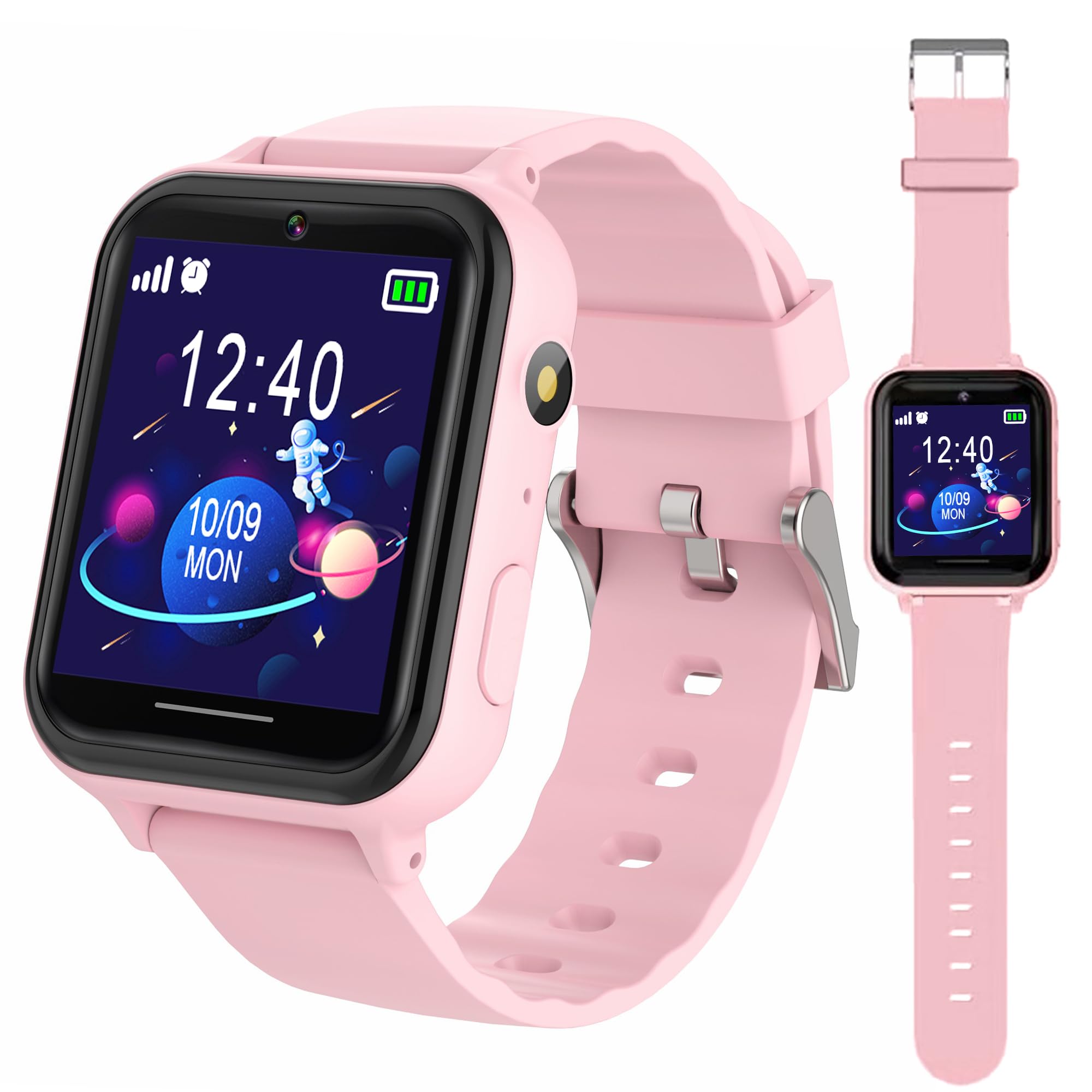 Amazon.co.jp: PTHTECHUS® キッズ 子供 腕時計 スマートウォッチ smart watch for kids 自撮り ...