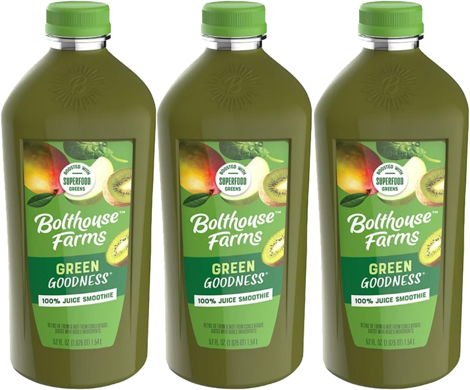 Amazon.com : Bolt house Farm Green Goodness 100% Fruit Juice Smoothie ...