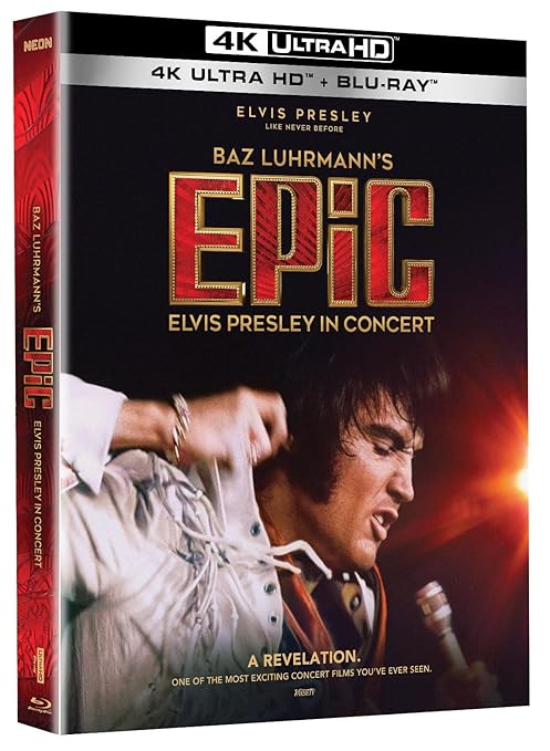 Amazon.com: EPiC: Elvis Presley in Concert [4K UHD/Blu-Ray] : Baz ...
