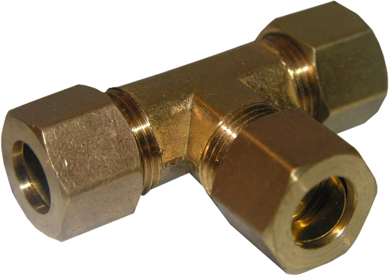 Amazon.com: LASCO 17-6449 1/2-Inch Compression Brass Tee