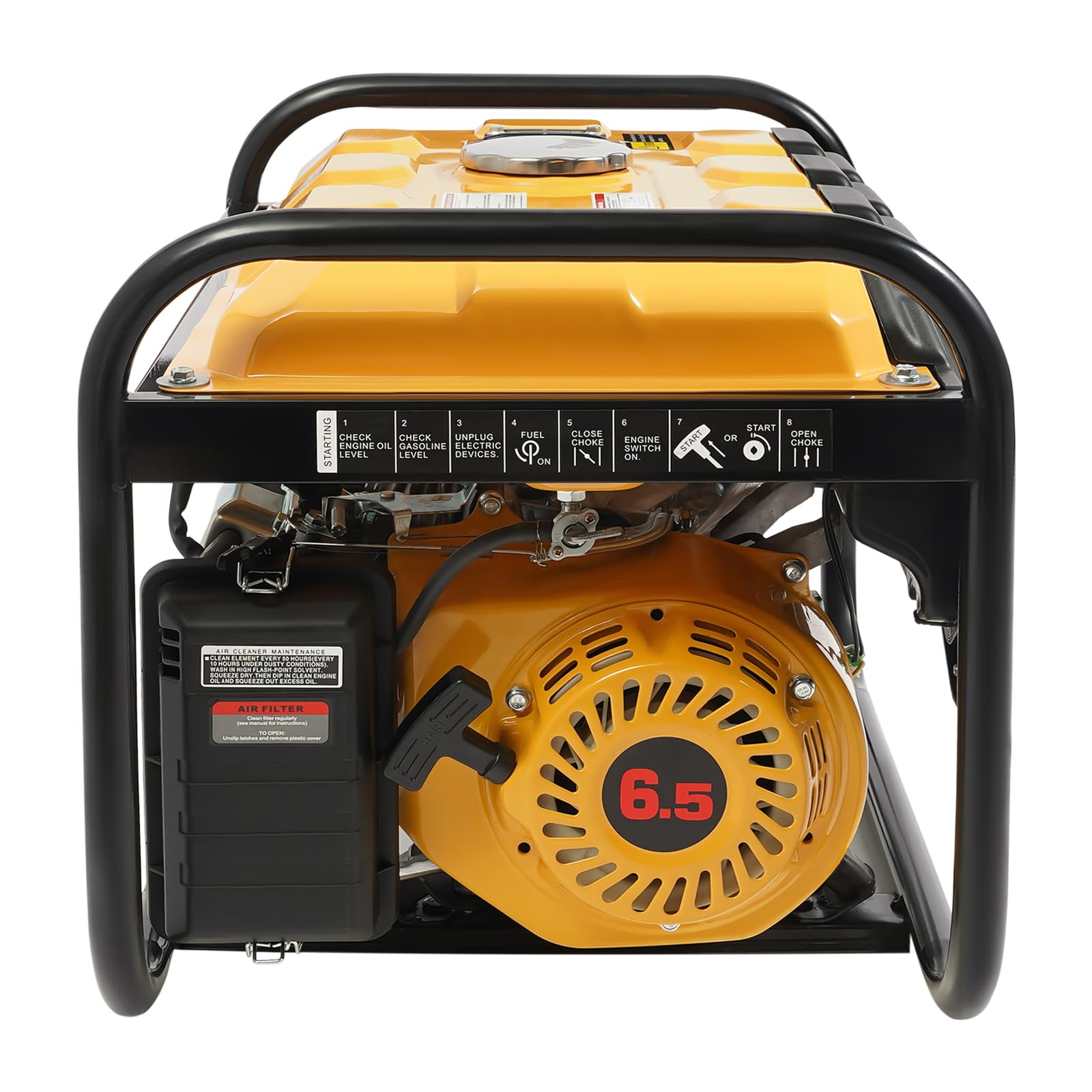 Amazon.com: POIOKLJRE 4-Stroke Gasoline Generator, 6.5HP High ...