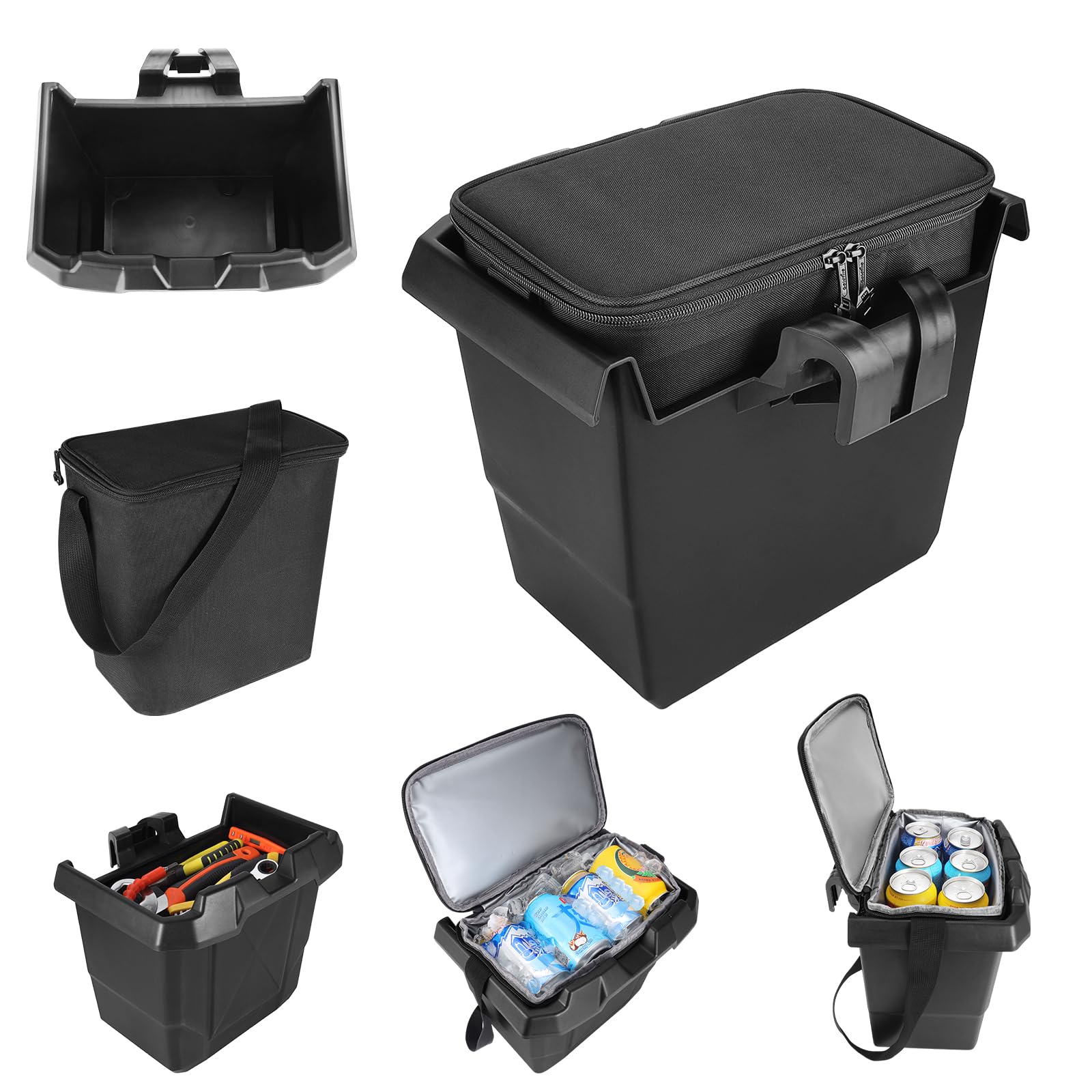 Amazon.com: 2 in 1 Underseat Storage Box for Can Am Defender, Defender ...