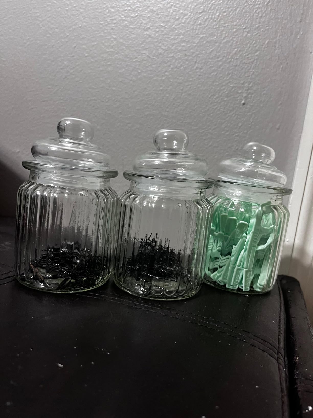 Amazon.com: 4PCS 8oz Clear Glass Storage Jar with Lids,Airtight Glass ...