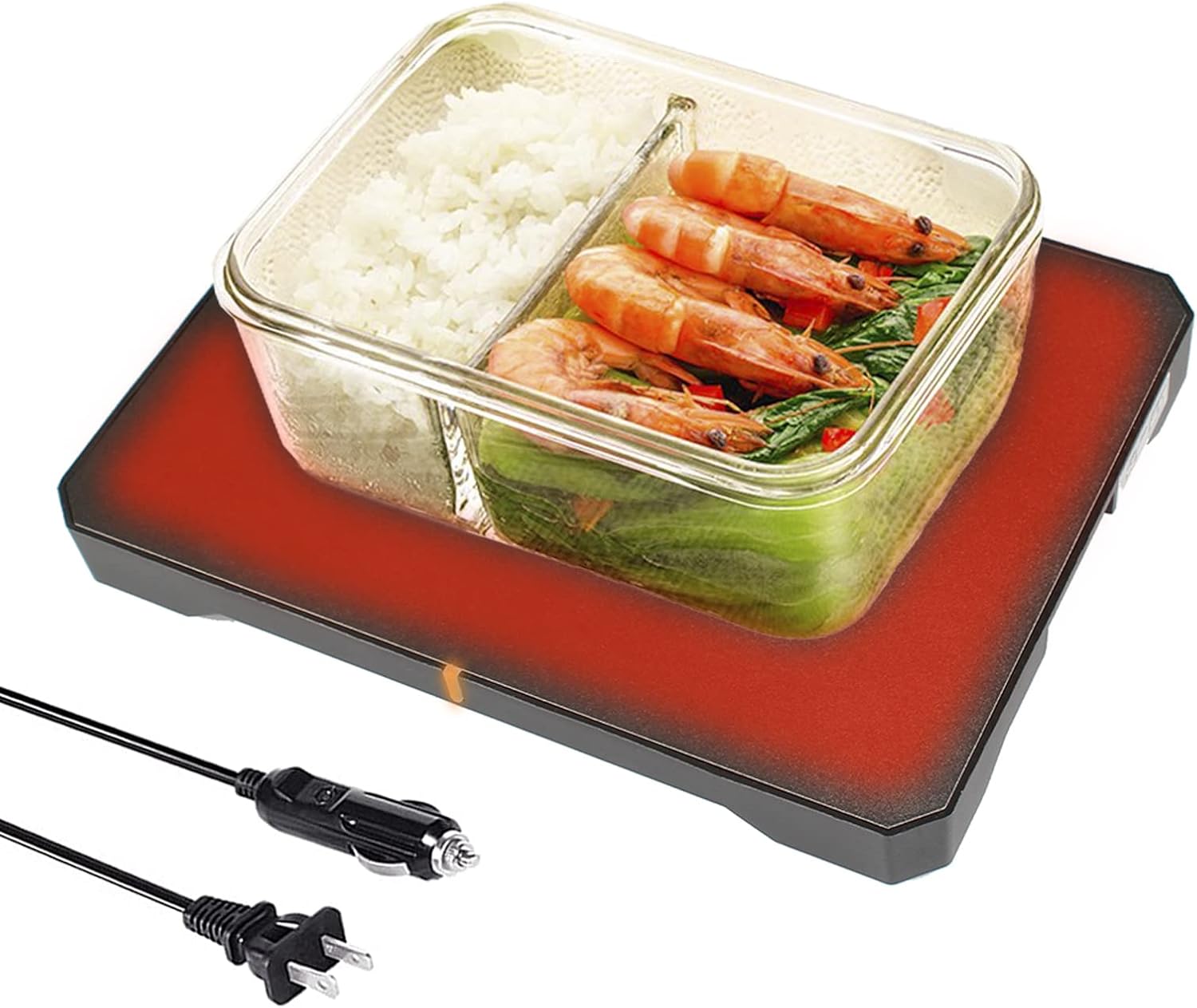 Amazon.com: HOMVIDA 3-IN-1 Portable Food Warmer Tray, Turn Your Lunch ...