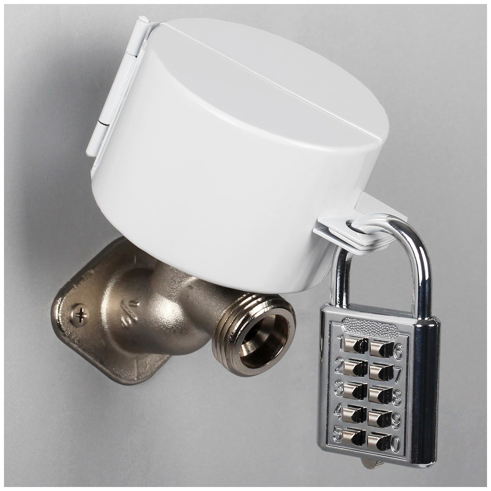 Snapklik.com : TEMEILI Outdoor Water Spigot Lock Outdoor Faucet Lock ...
