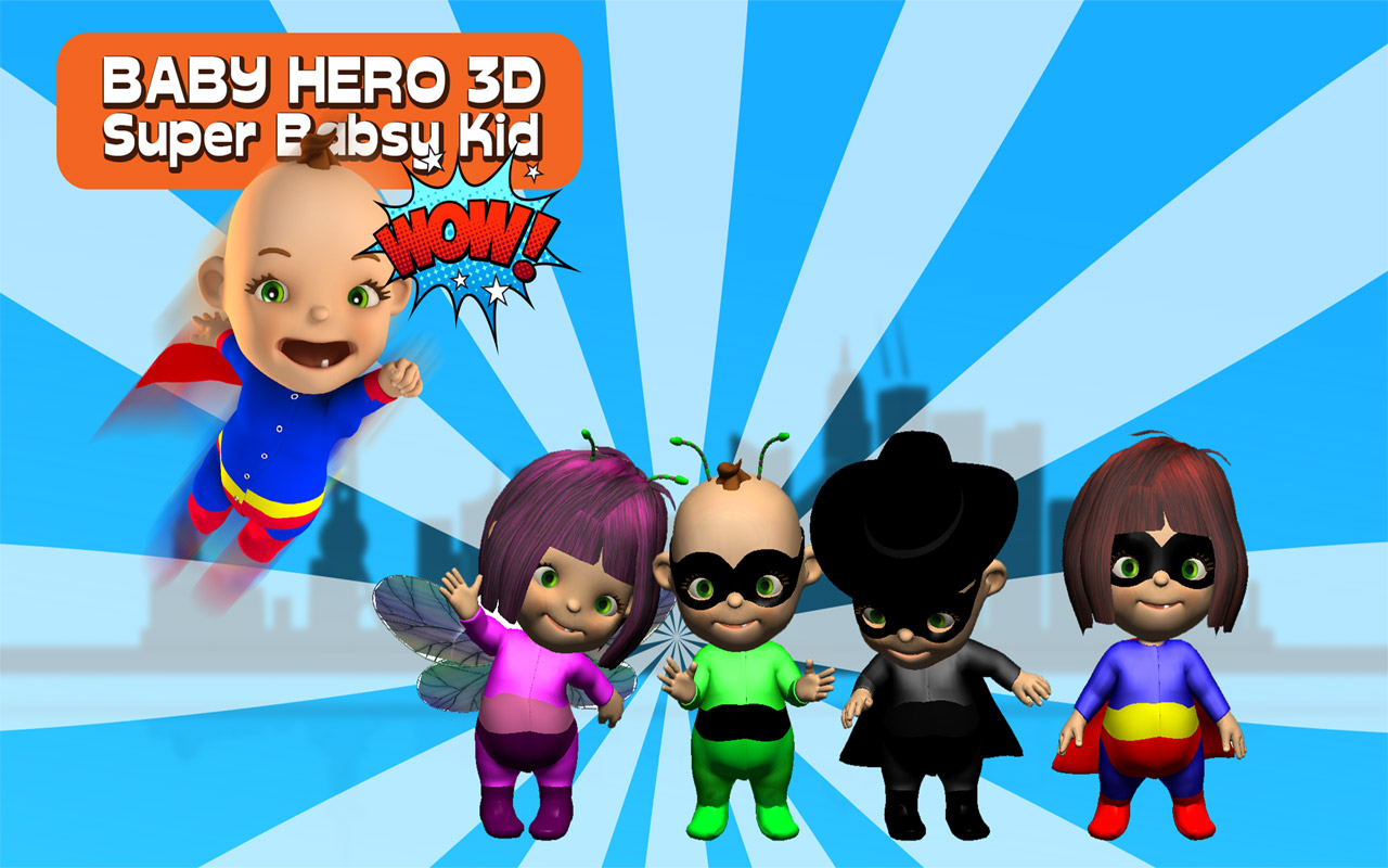 Baby Hero 3D - Super Babsy Kid (Free) - App on the Amazon Appstore