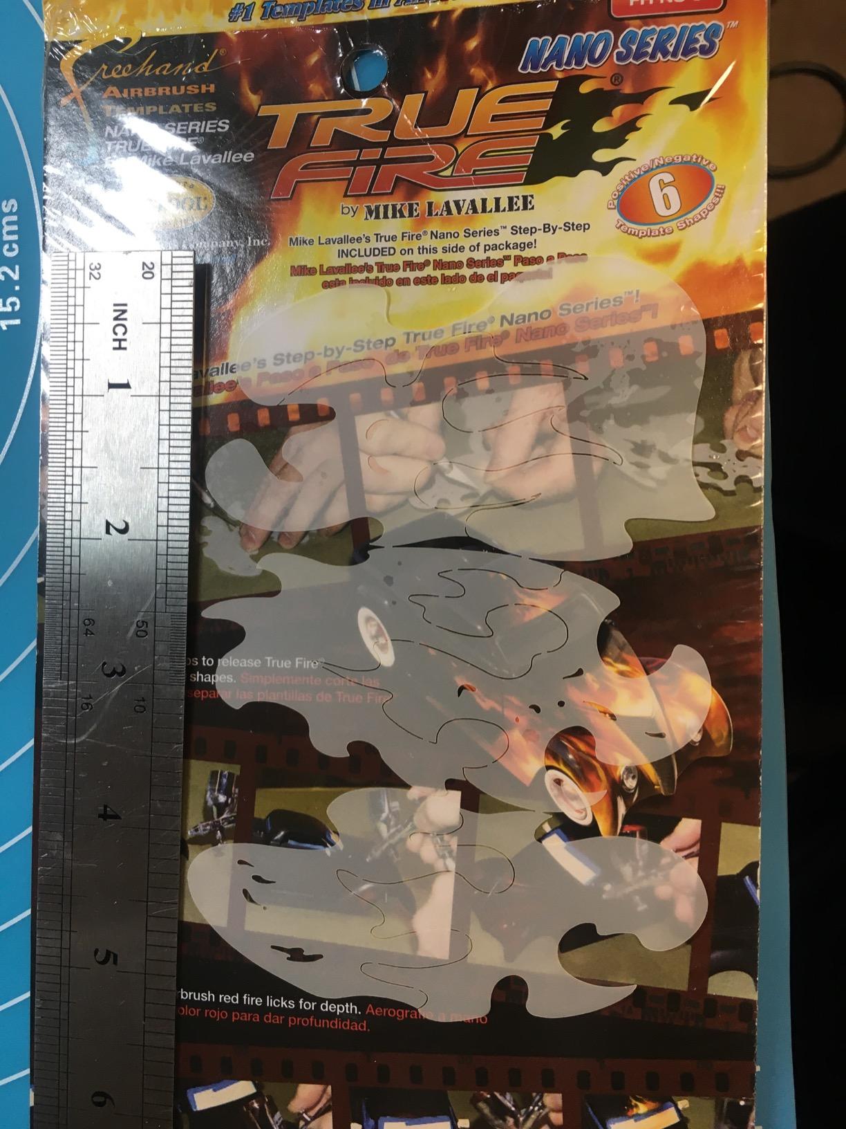 Amazon.com: Artool Freehand Airbrush Templates, Nano Series - True Fire ...