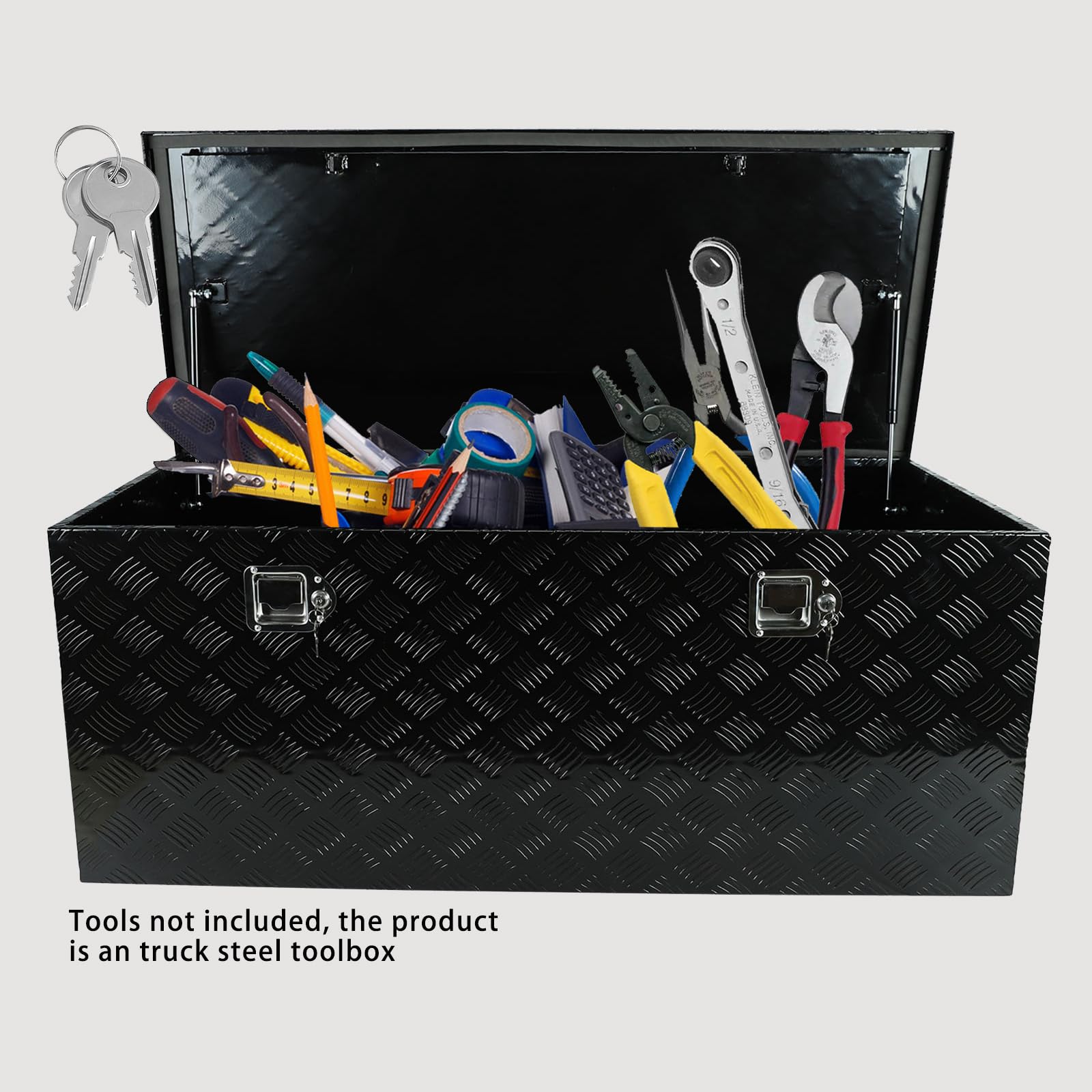 Snapklik.com : 48 Inch Truck Tool Box Aluminum Heavy Duty Trailer Tool ...