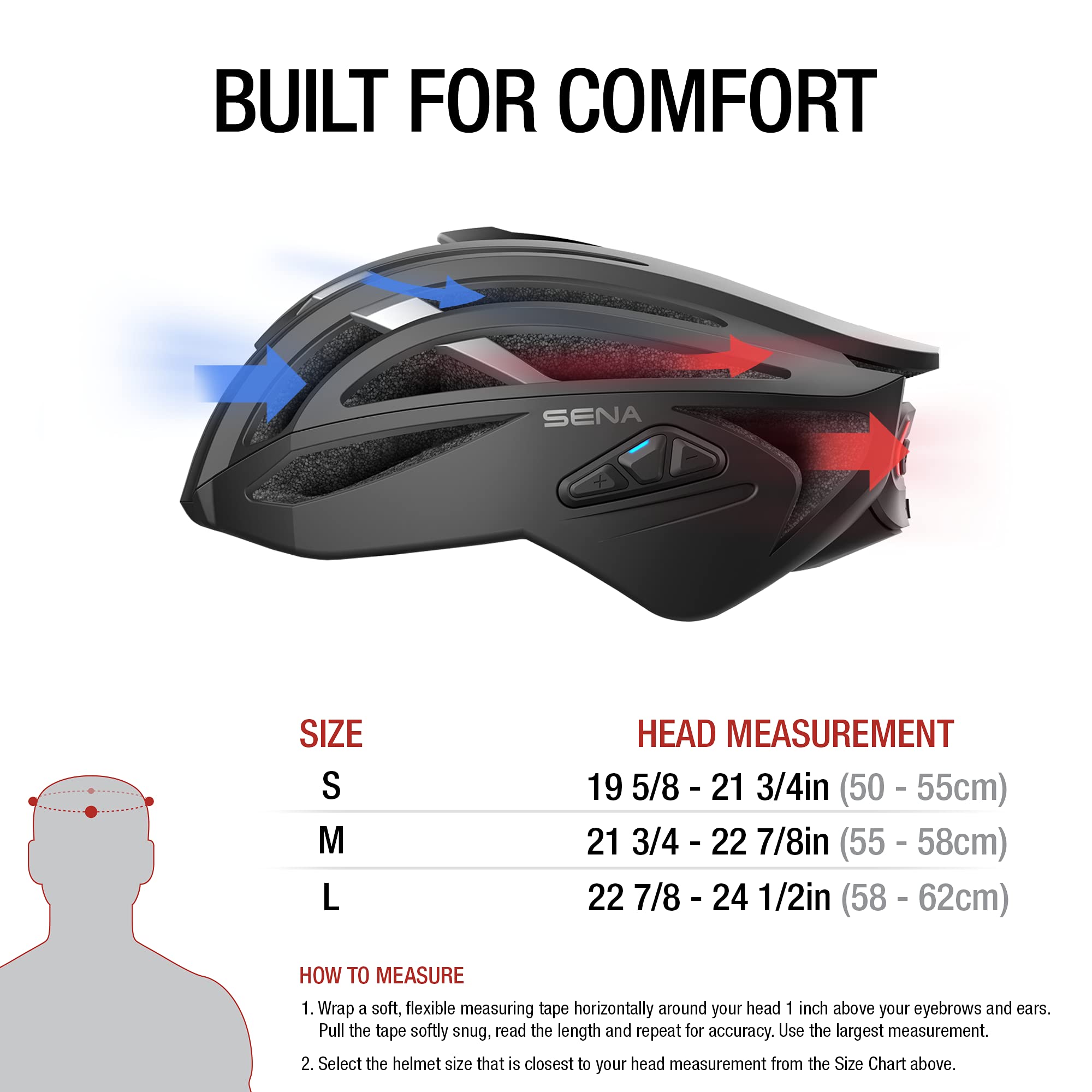 Snapklik.com : Sena R2 Road Cycling Smart Bluetooth Helmet