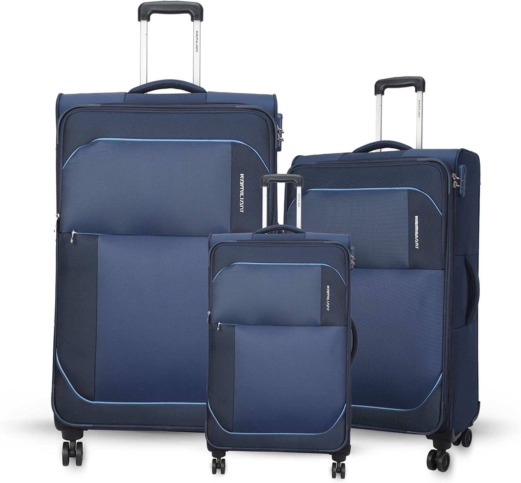 Buy STUNNERZ . Soft Body Set of 3 Luggage | Combo Set,3| Trolley Bag ...