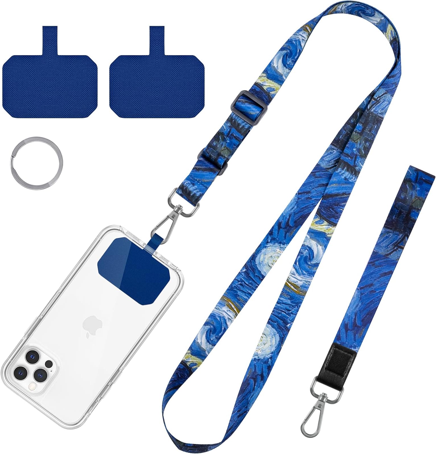 Amazon.com: Dutyway Phone Lanyards, Wrist Lanyards for Keys, Adjustable ...
