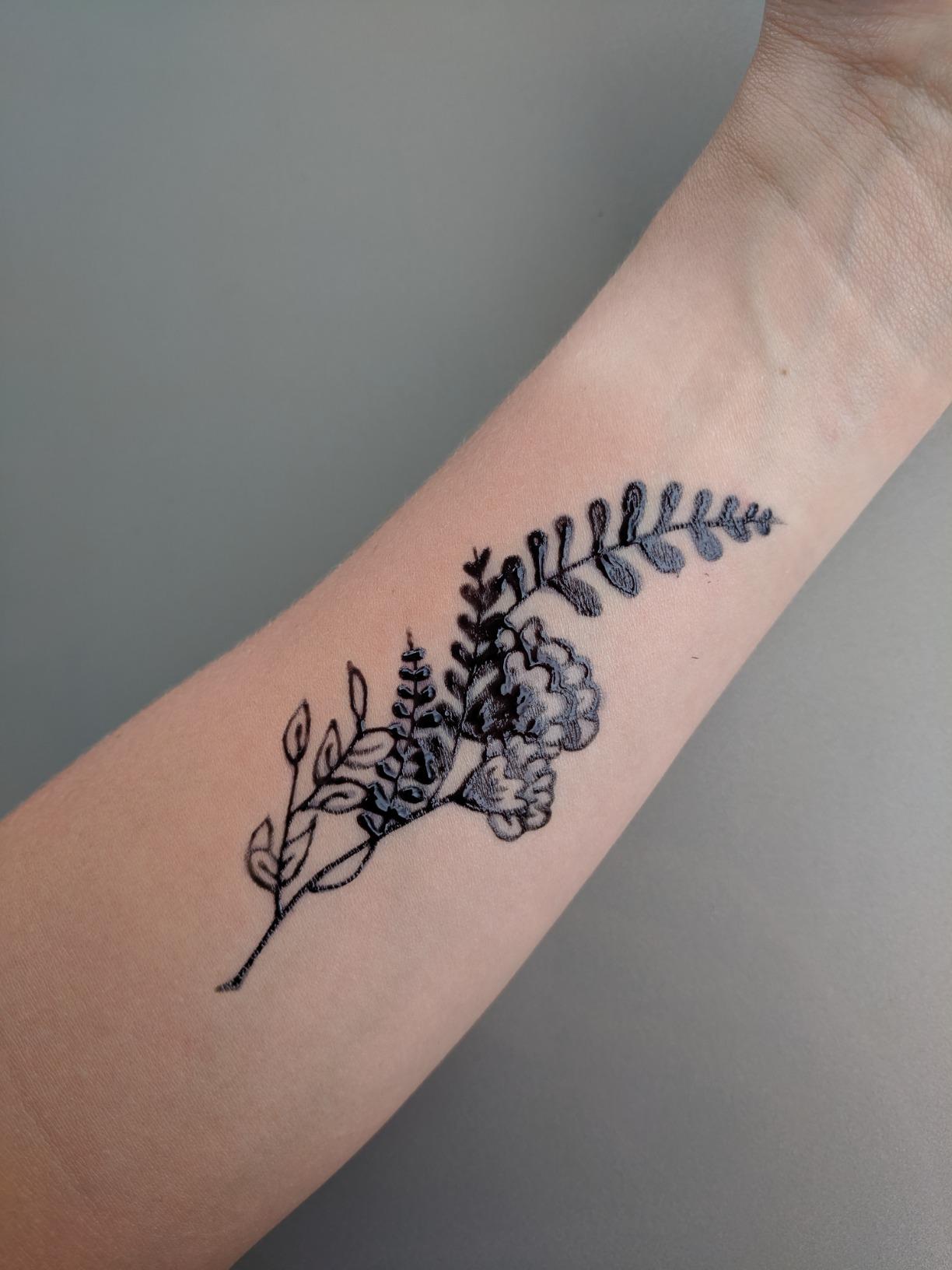 Amazon.com: Easy.ink- Temporary Tattoo Ink. Natural & Long Lasting ...