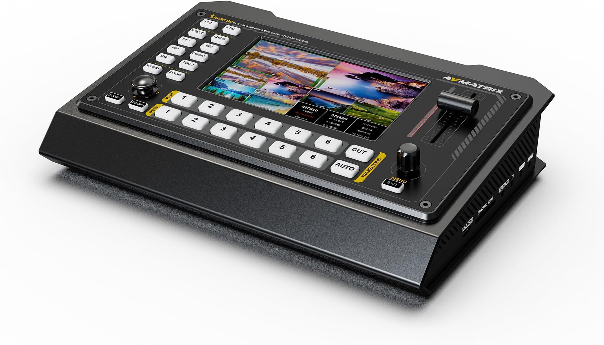 Amazon.com: 4CH HD Video Quad Splitter - 4-Screen CCTV DVR Processor ...