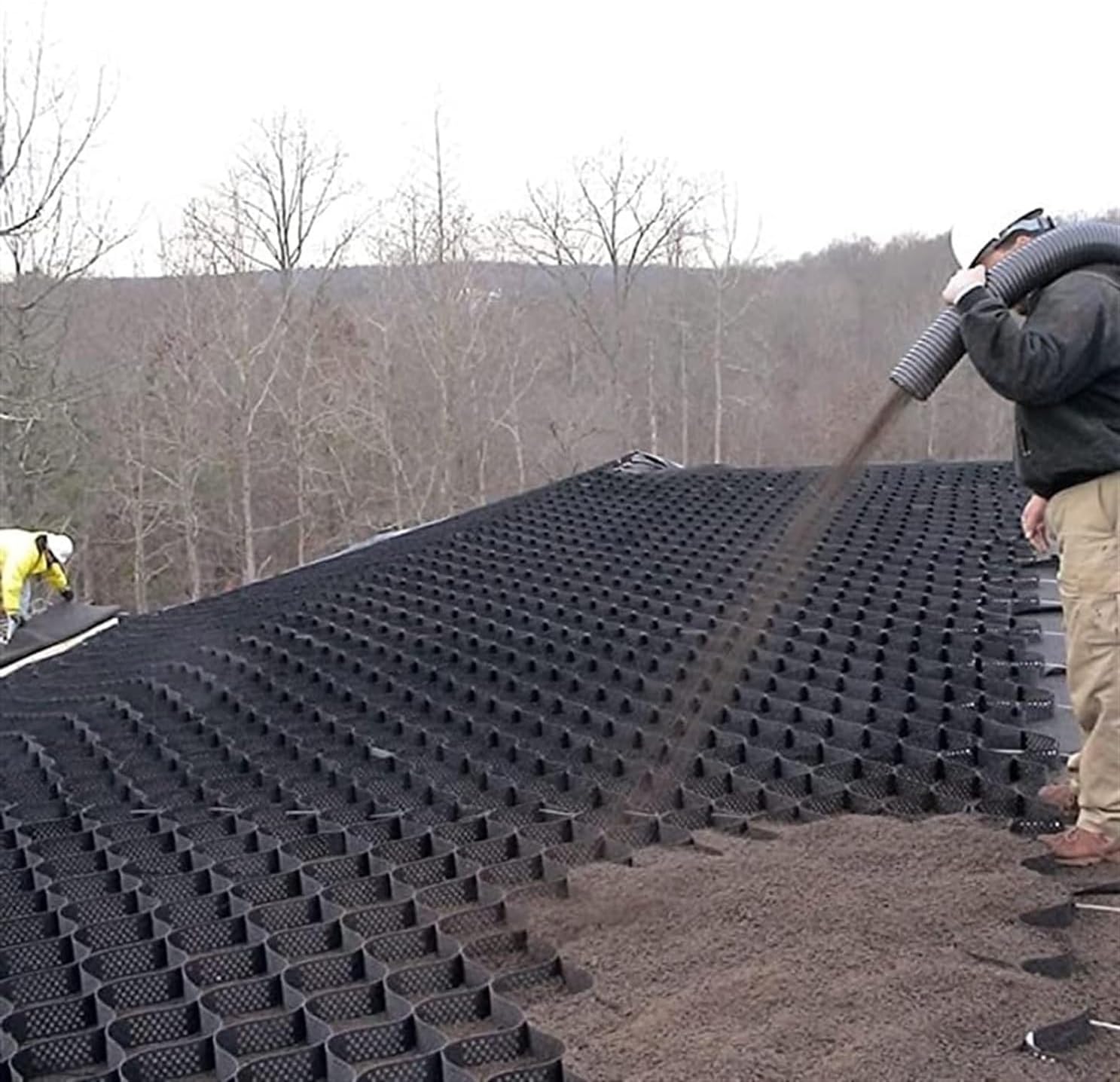 Amazon.com : 12X14 FT Mud Geogrid Grids for Yard/Outside/Horse Paddock ...