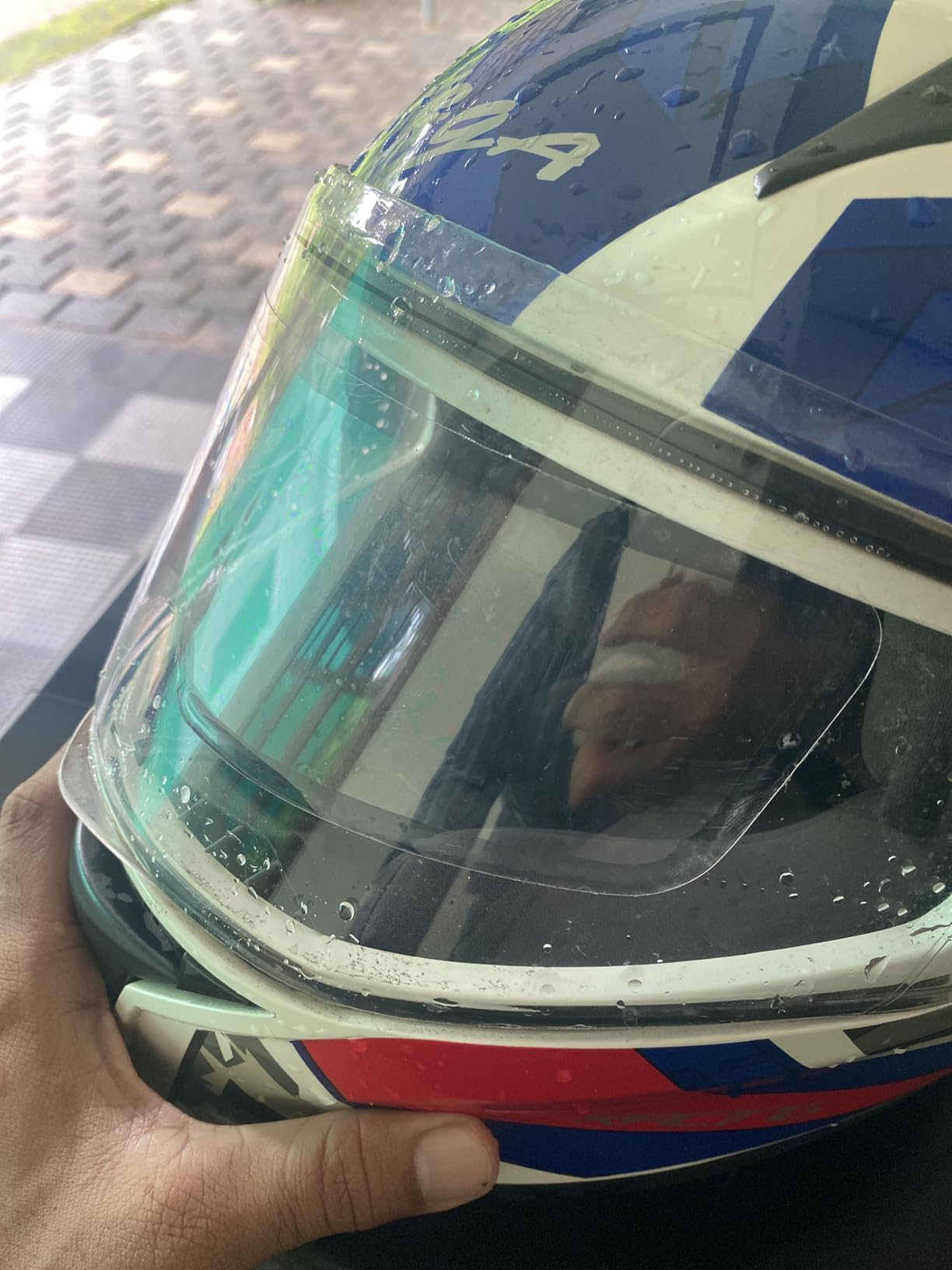 MOTO GENIUS Clear Anti Fog & Anti Rain Film for Motorcycle Helmets ...