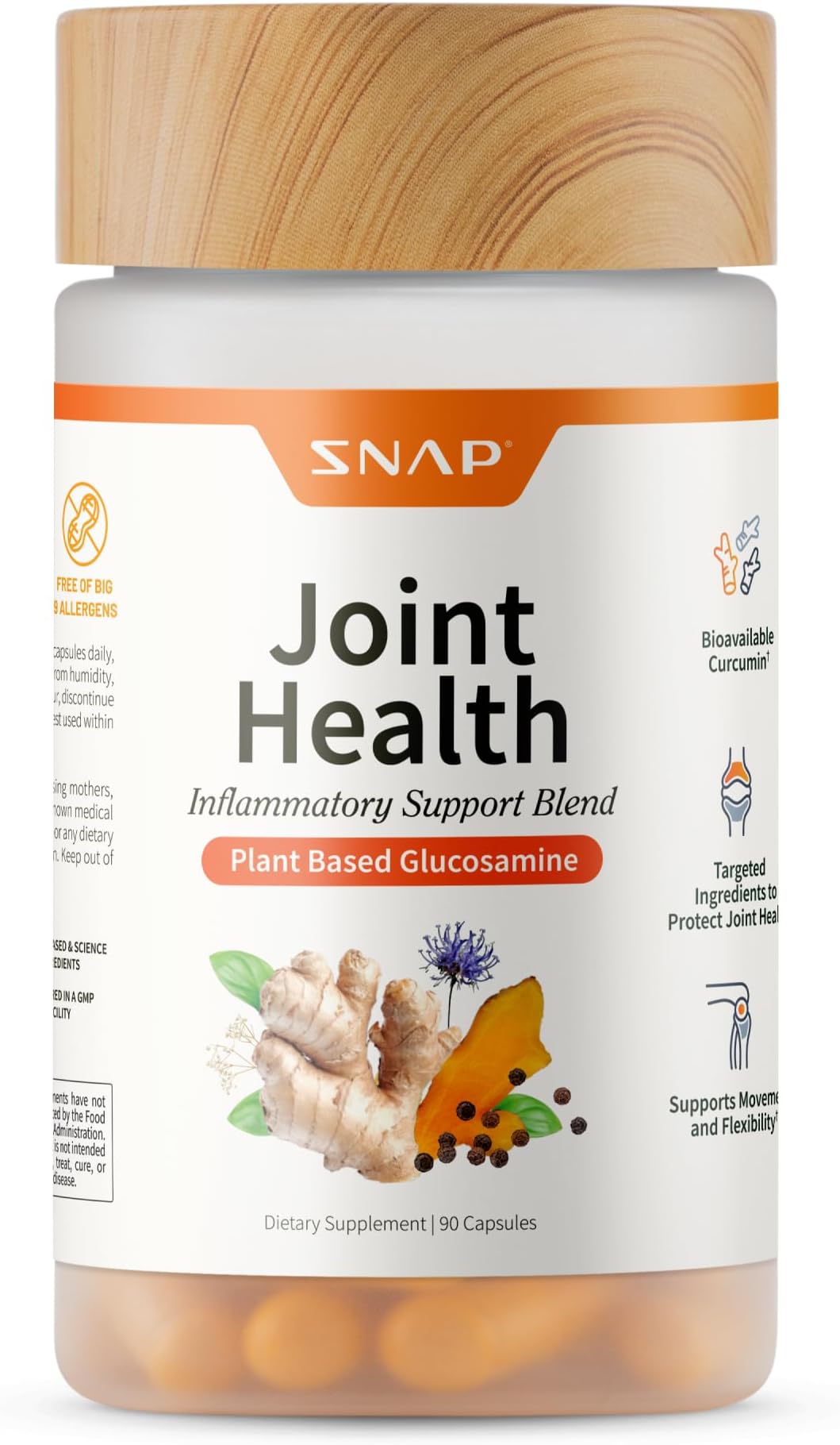 Amazon.com: Snap Supplements Joint Health Support Supplement, Plant ...
