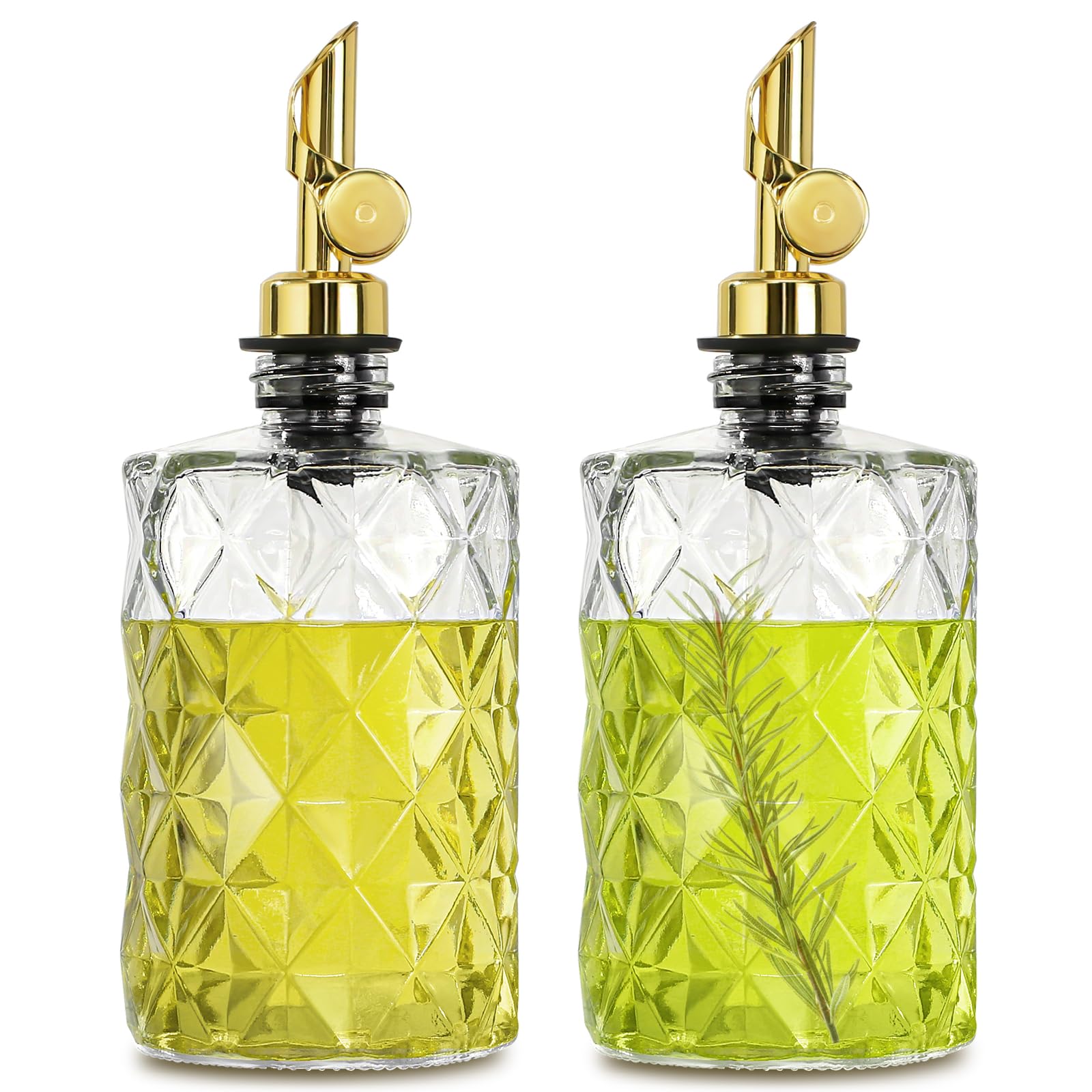 Oil and Vinegar Dispenser Bottles 350ml : Amazon.co.uk: Home & Kitchen