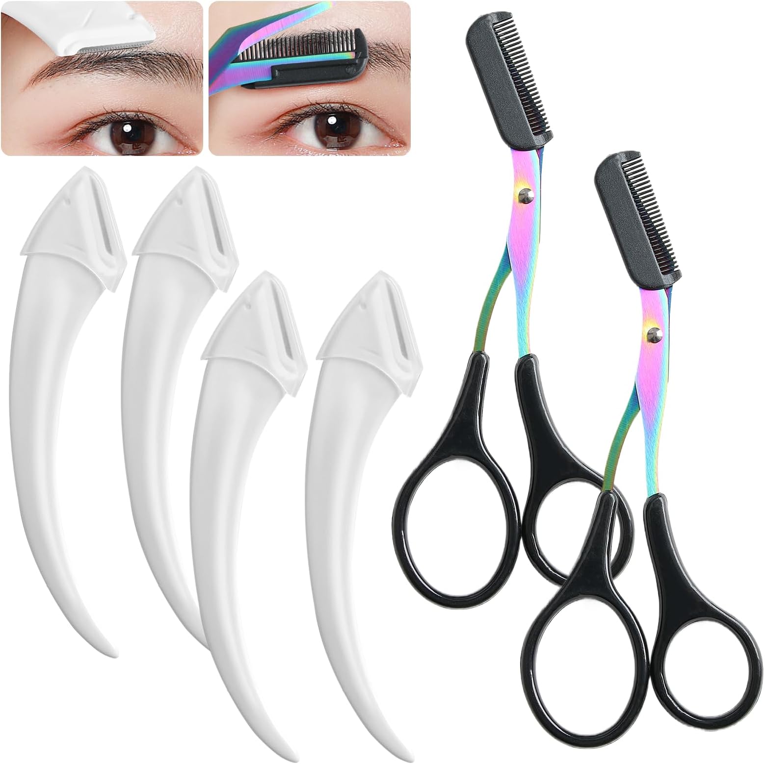 Amazon.com: Tokusatsu 5 in 1 Eyebrow Trimming & Shaping Kit with ...