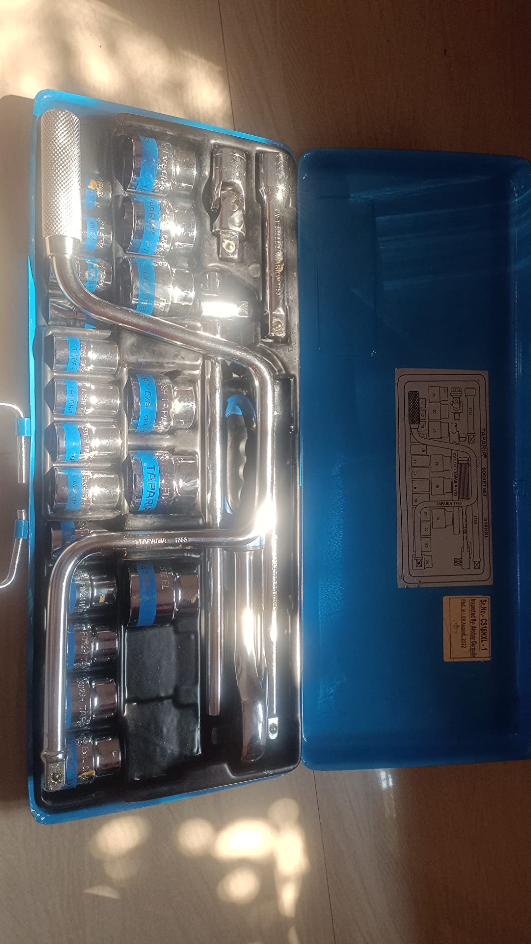 Taparia S16HXL 1/2-Inch Square Excel Drive Socket Set Hand Tools for ...