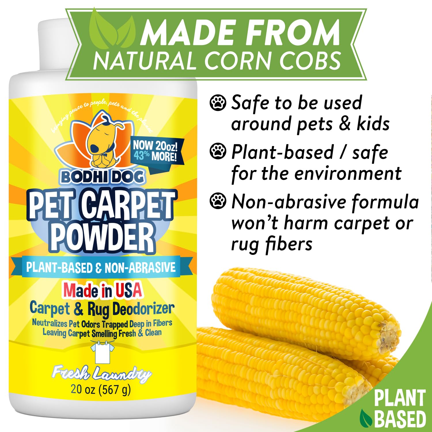 Snapklik.com : Bodhi Dog Natural Carpet Deodorizer Powder - Dry Pet ...