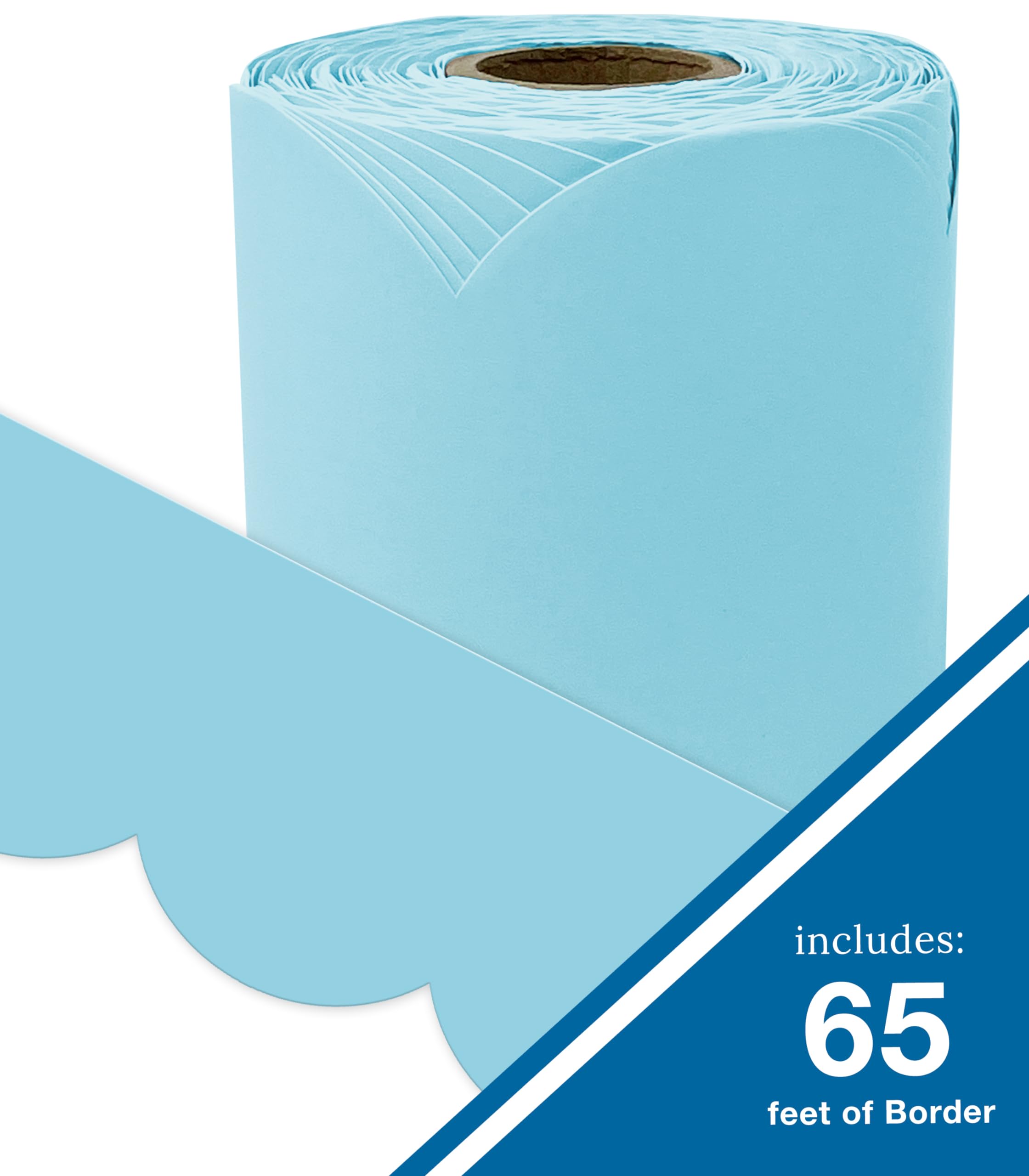 Snapklik.com : Carson Dellosa 65 Feet Of Sky Blue Bulletin Board Border ...
