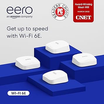 Amazon.com: Amazon eero Pro 6E mesh wifi system (newest model) - 2.5 ...