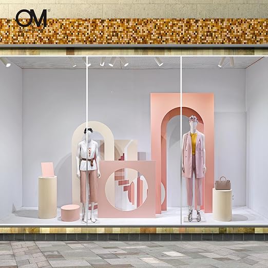 Amazon.com: O&M Retail Store Window Display Props Arch Decoration ...
