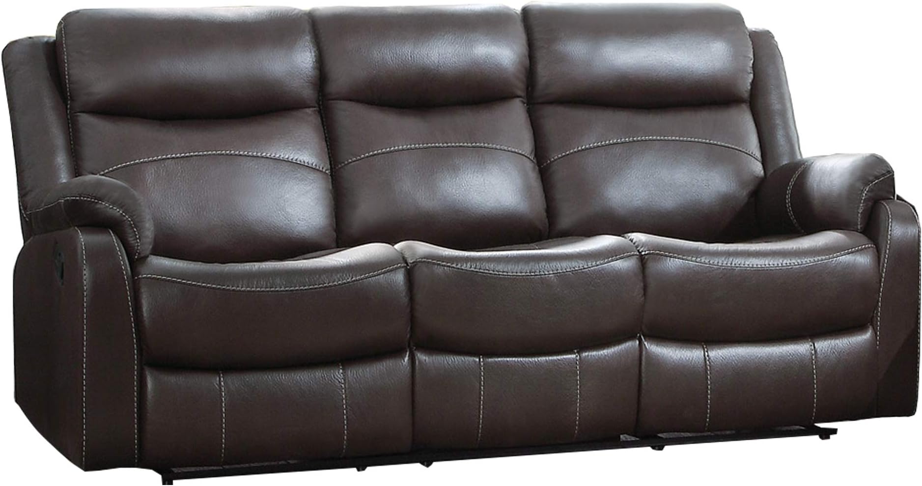 Amazon.com: Lexicon Recliner Sofa for Living Room, Double Recliner RV ...