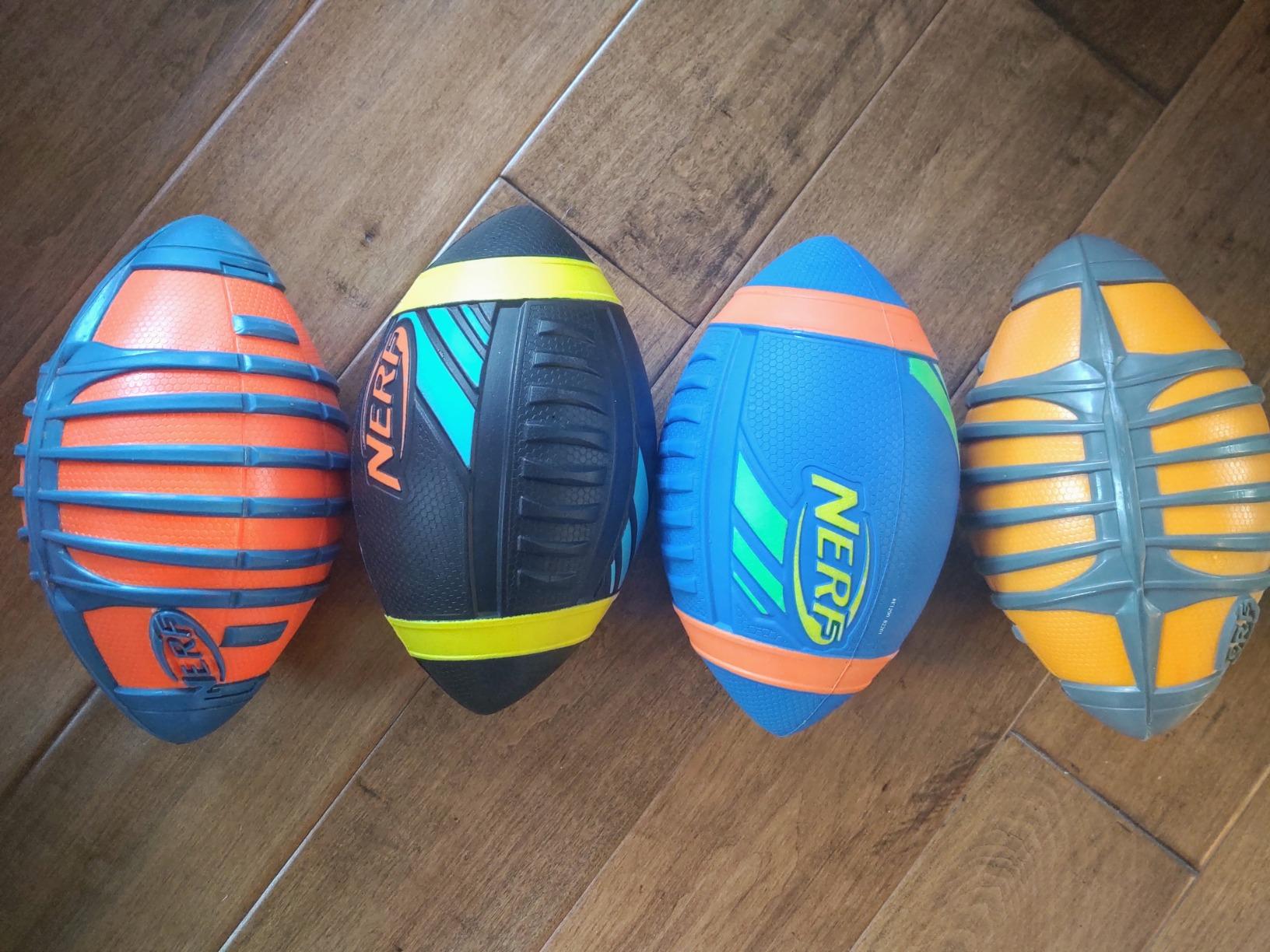 Amazon.com: Nerf Sports Pro Grip Football (blue football) : Toys & Games