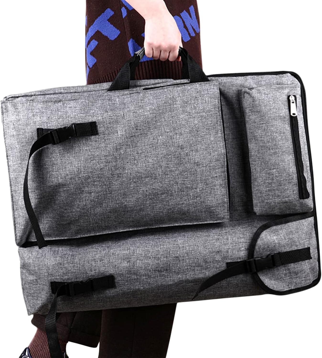 Amazon.com: Ibluelover Art Portfolio Case 4K Carry Bag Drawboard ...